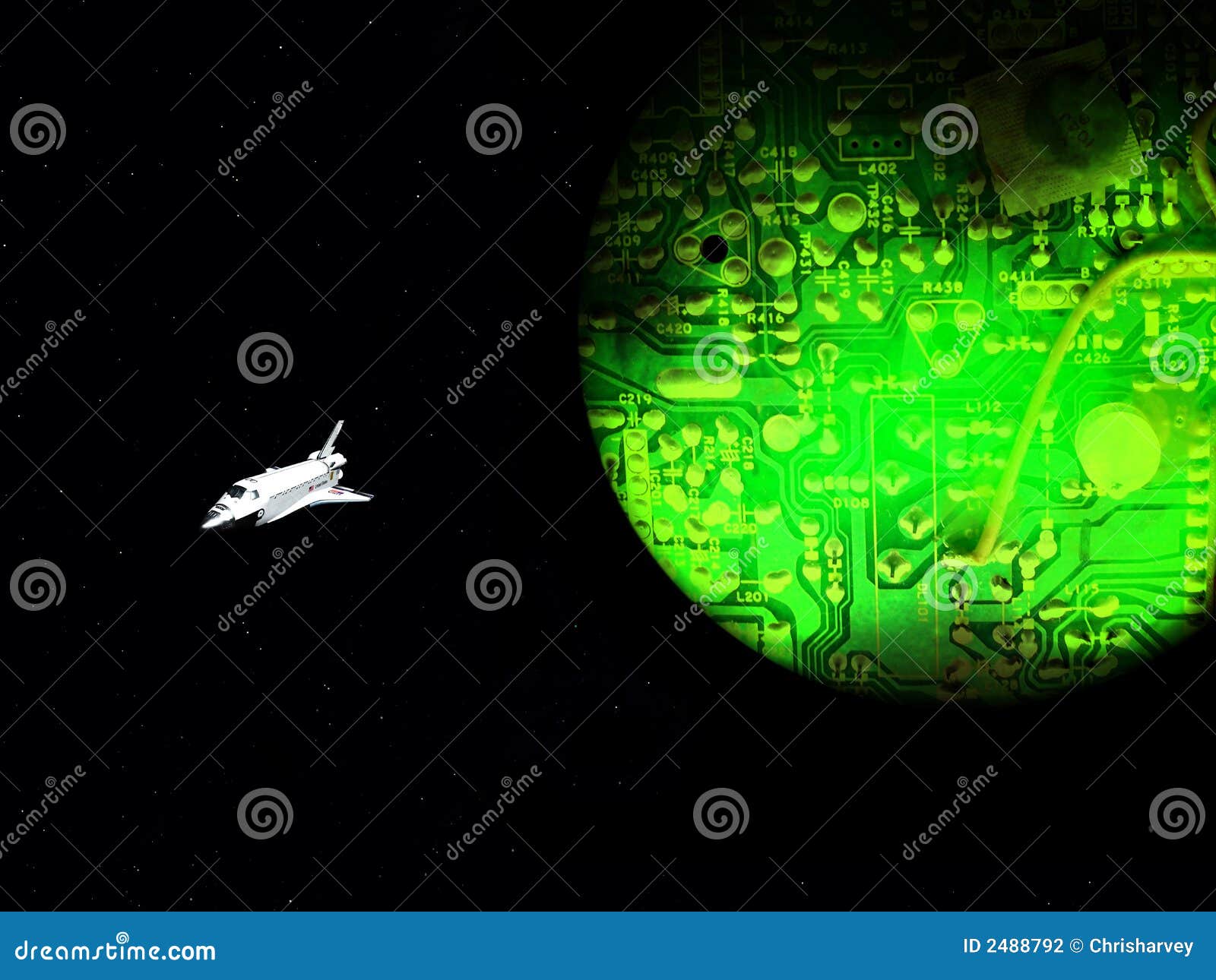 Computer Planet 5 stock illustration. Illustration of exploring - 2488792