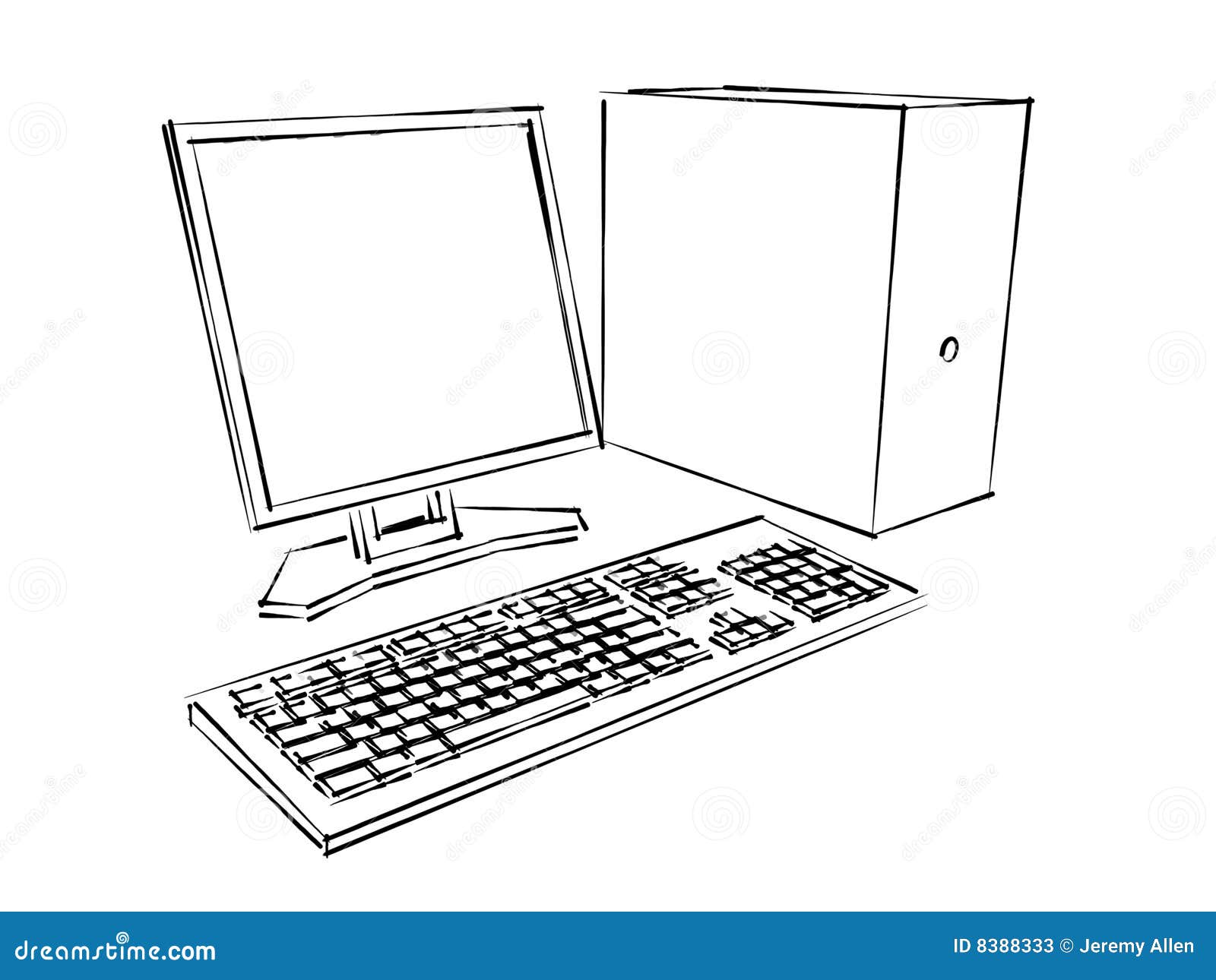 Computer Plans Marker stock illustration. Illustration of desktop - 8388333