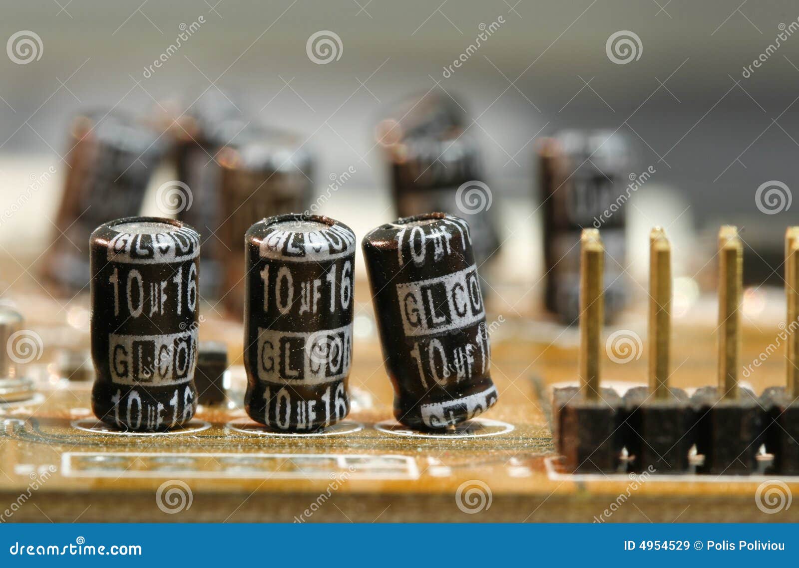 Computer plate stock image. Image of capacitor, engineer - 4954529