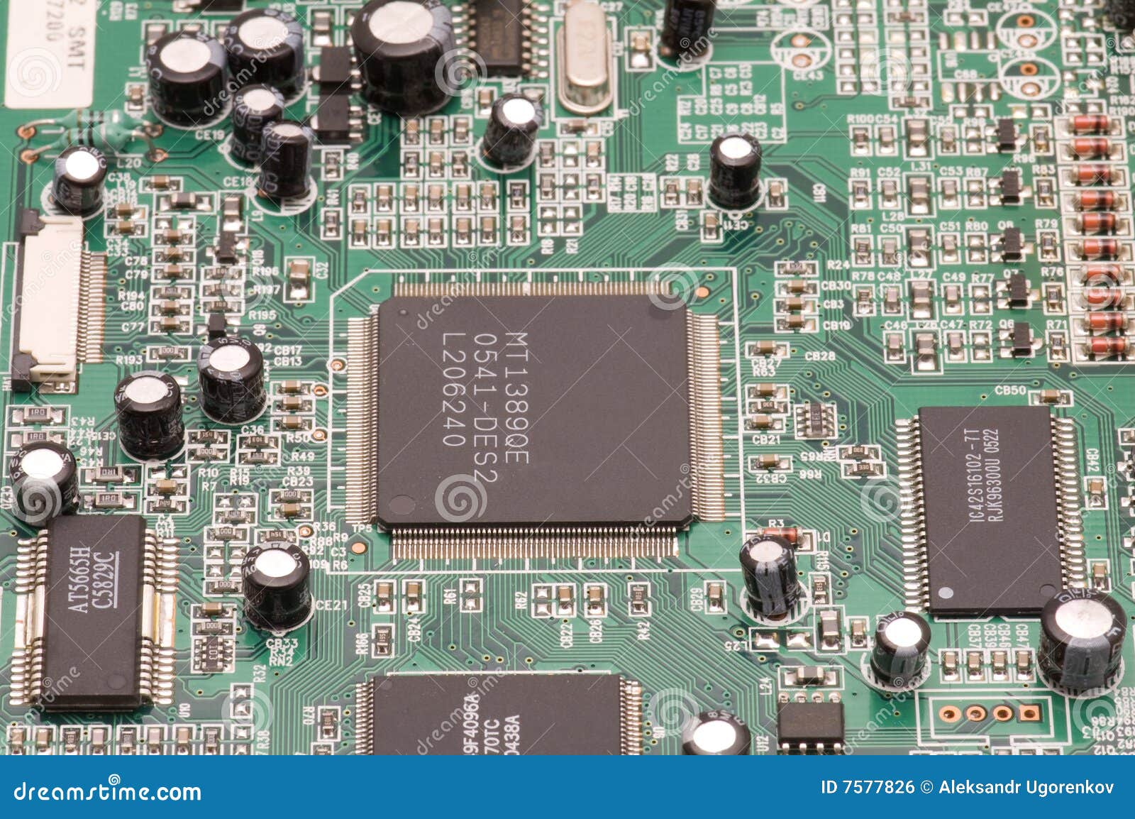 Computer plate stock photo. Image of equipment, industry - 7577826