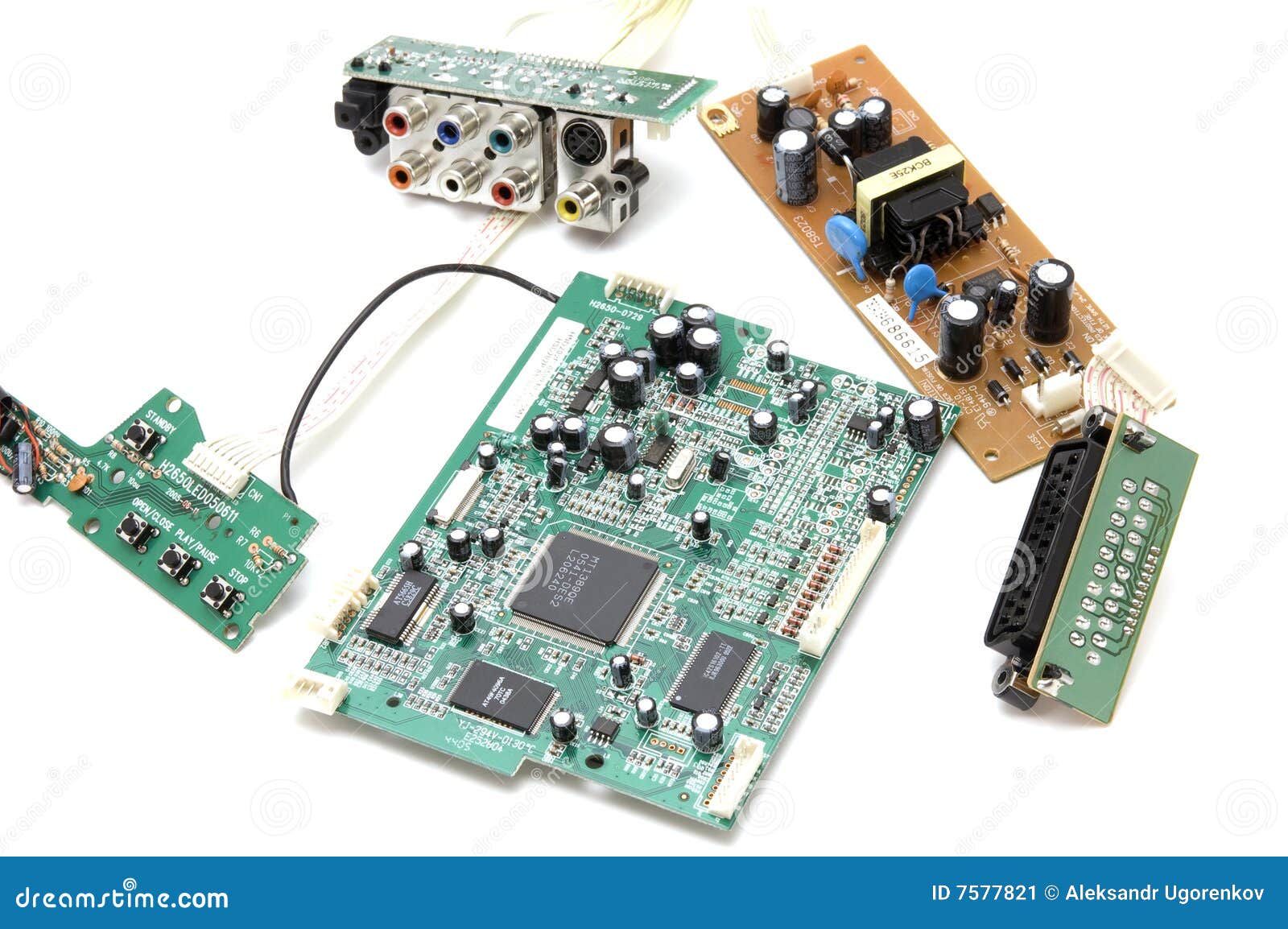 Computer plate on white stock image. Image of conductive - 7577821