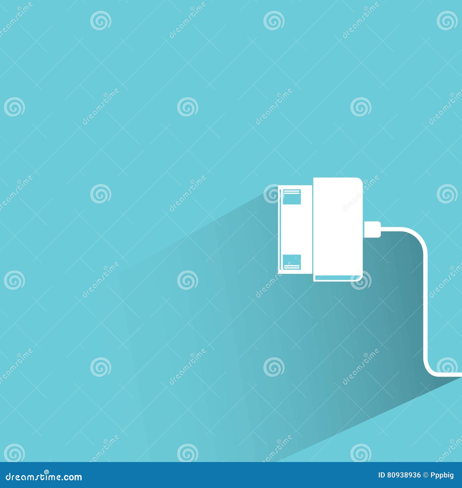 Computer plug stock illustration. Illustration of cord - 80938936