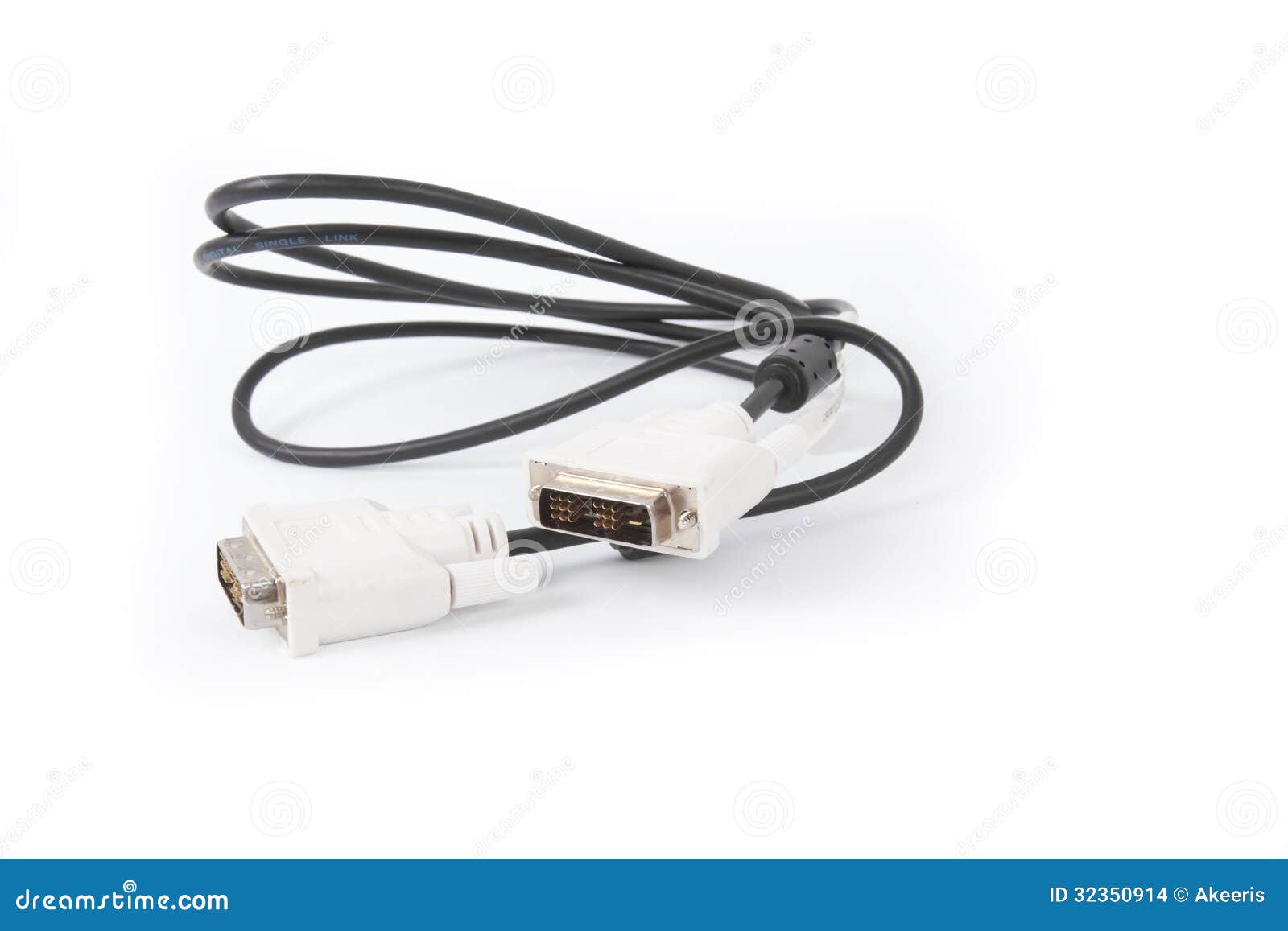 Computer plug stock photo. Image of lead, device, electrical - 32350914