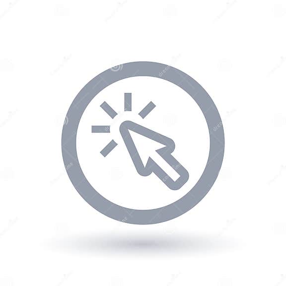 Computer Pointer Icon. Cursor Select Click Sign Stock Vector ...