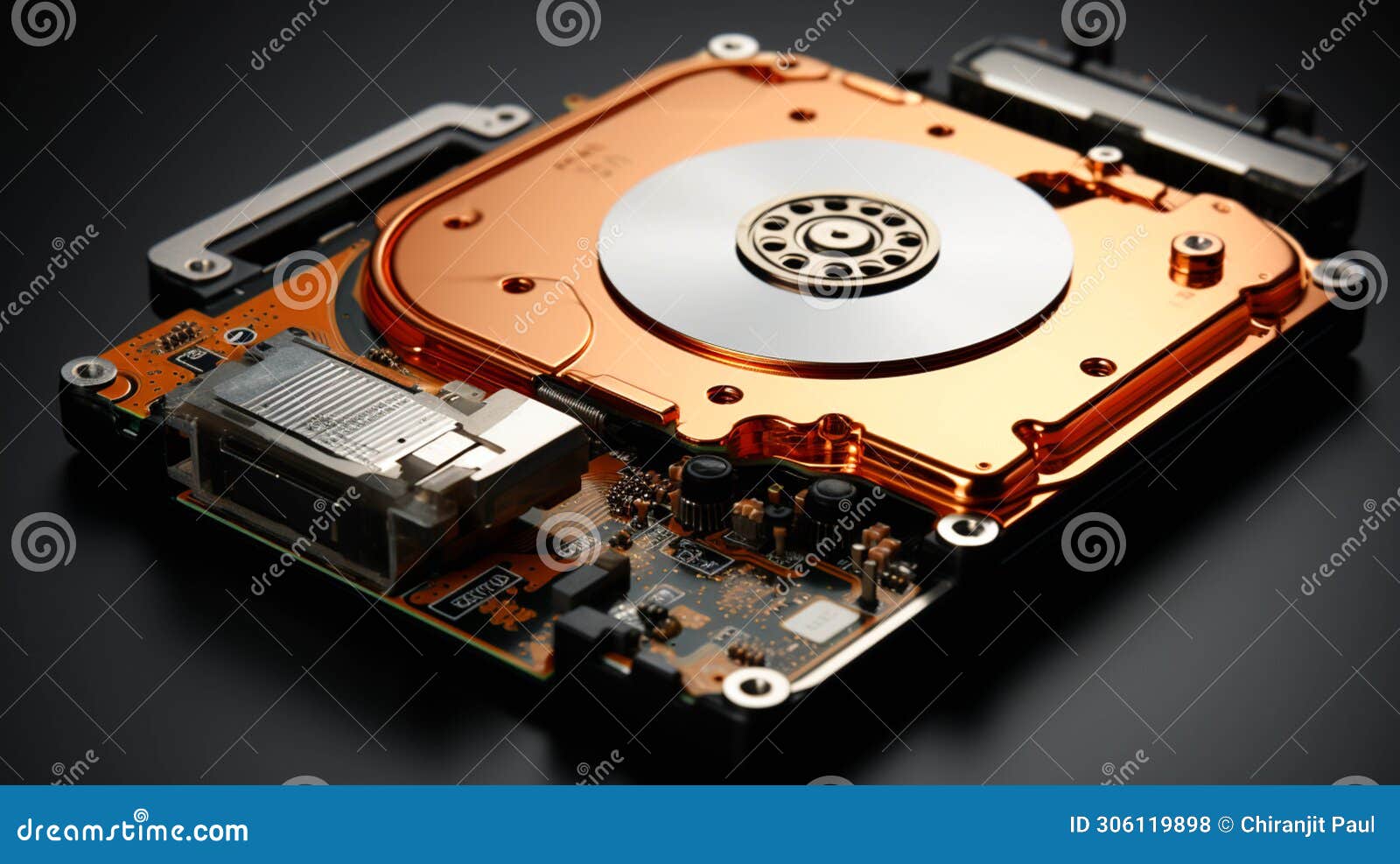 Computer Portable Hard Disk Drive Isolated on White Stock Photo - Image ...