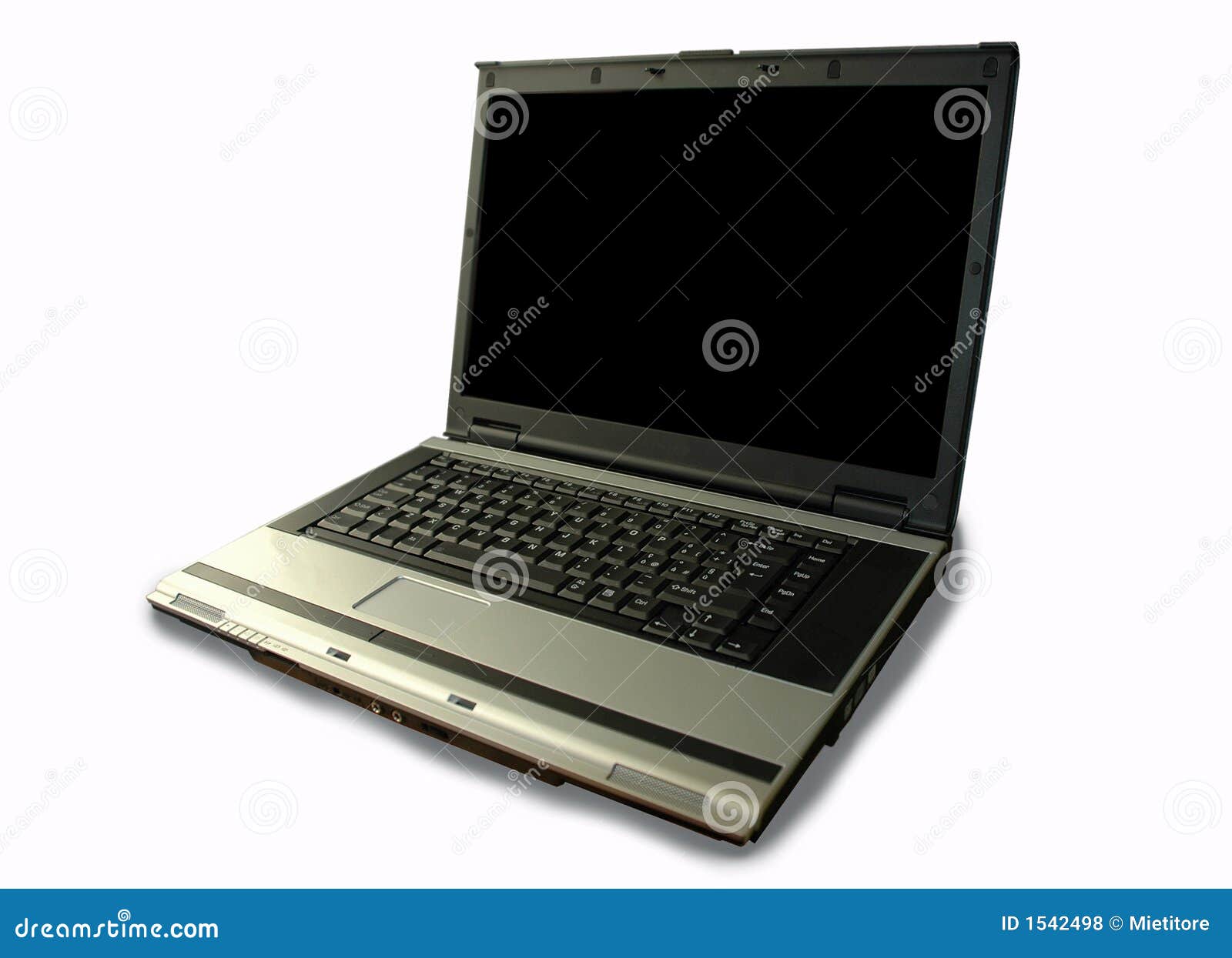 Computer portatile fotografia stock. Immagine di connettività - 1542498