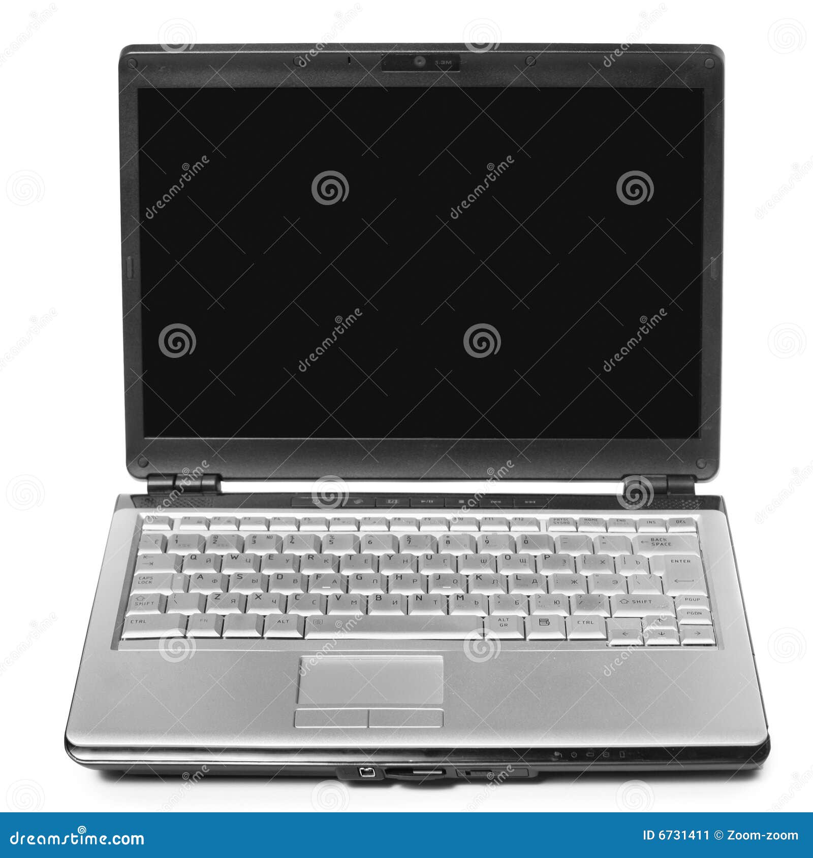 Computer portatile moderno immagine stock. Immagine di elettronico ...