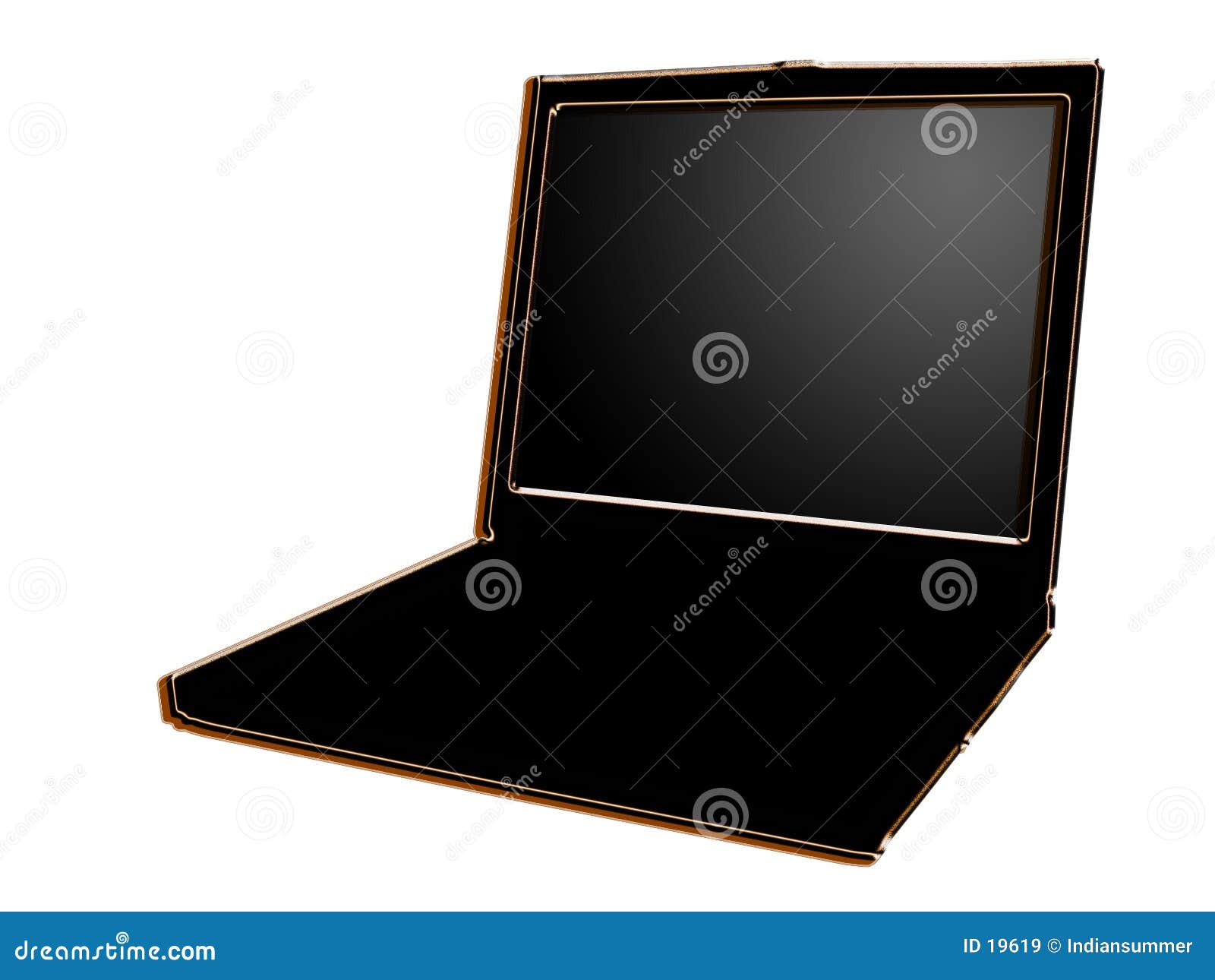 Computer Portatile Stilizzato Illustrazione di Stock - Illustrazione di ...