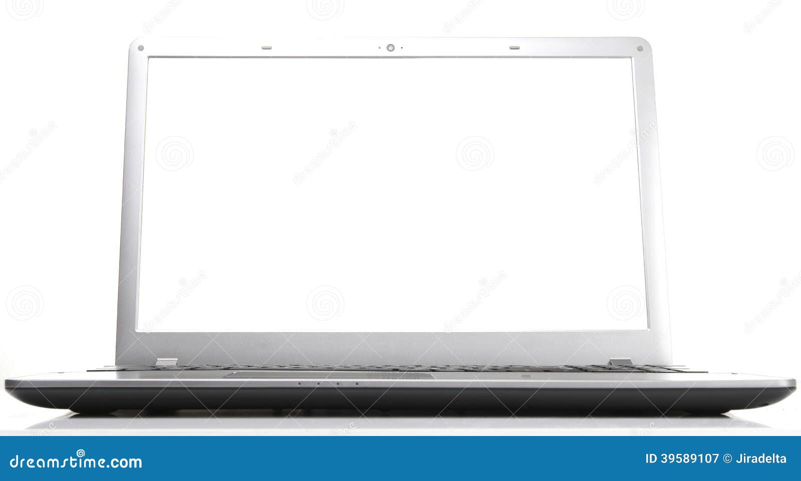 Computer Portatile Su Fondo Bianco Immagine Stock - Immagine di ...