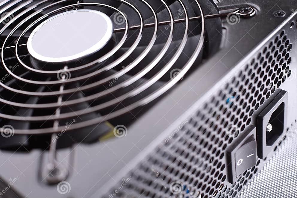 Computer Power Supply Box stock image. Image of plug - 17581627