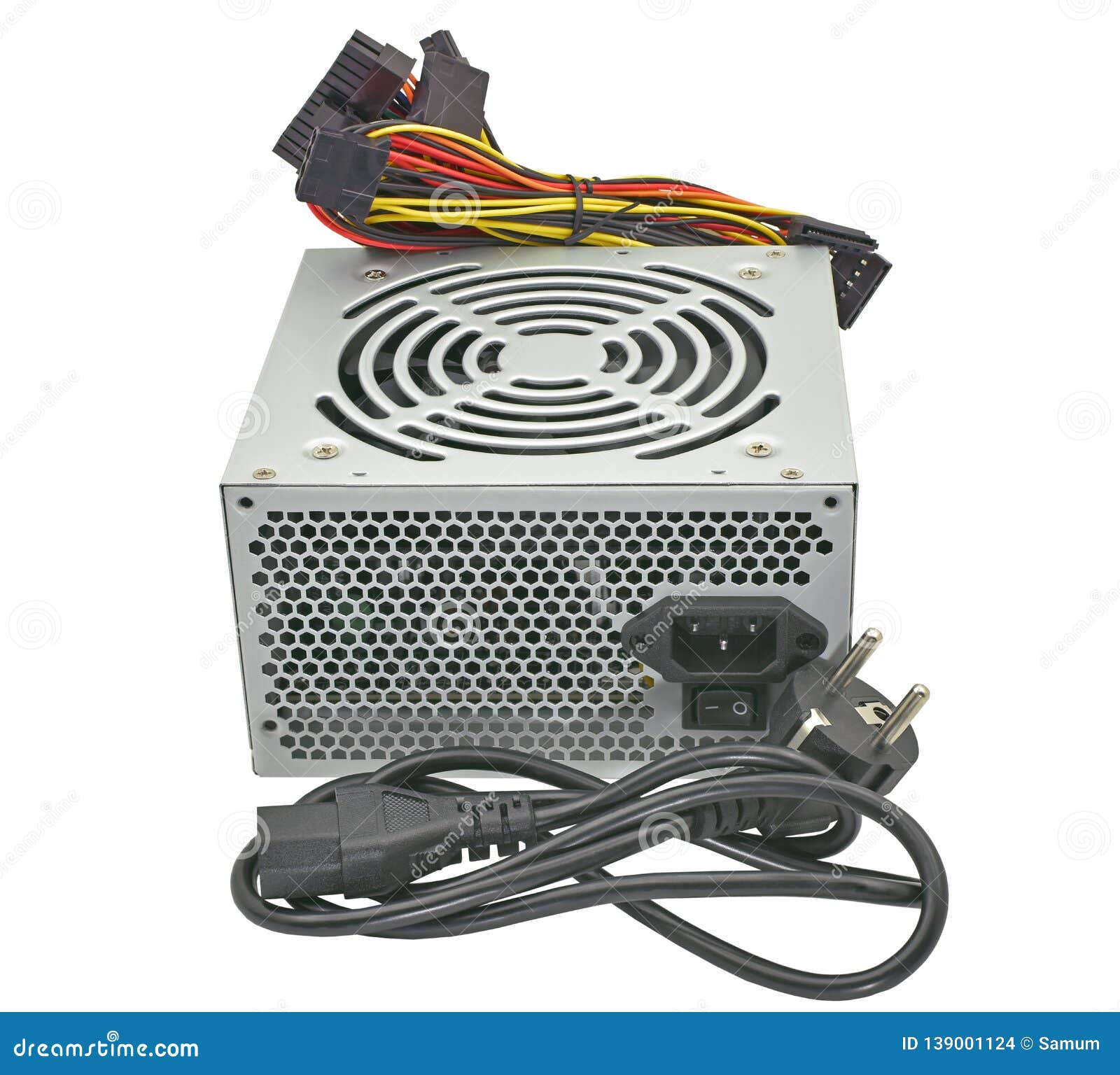 Computer Power Supply stock photo. Image of cooling - 139001124