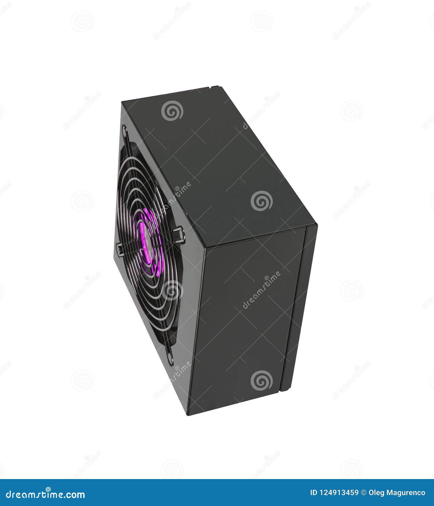 Computer Power Supply Unit stock image. Image of device - 124913459