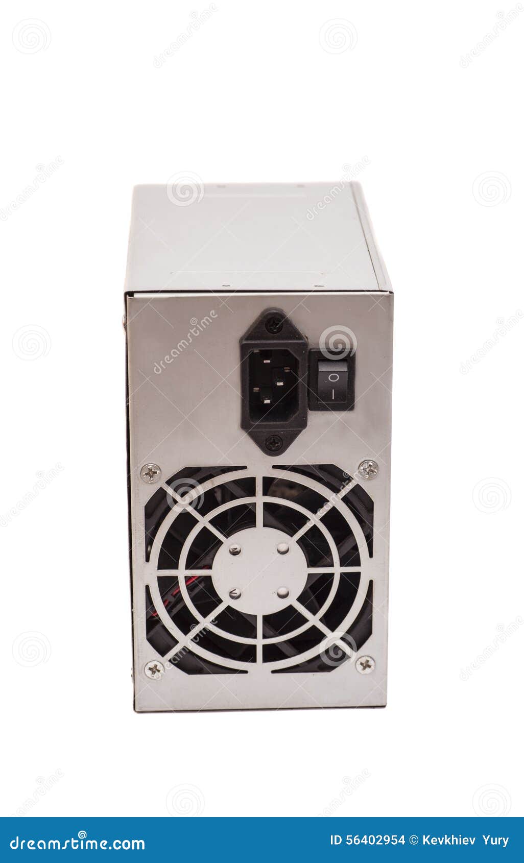 Computer Power Supply stock photo. Image of close, isolated - 56402954