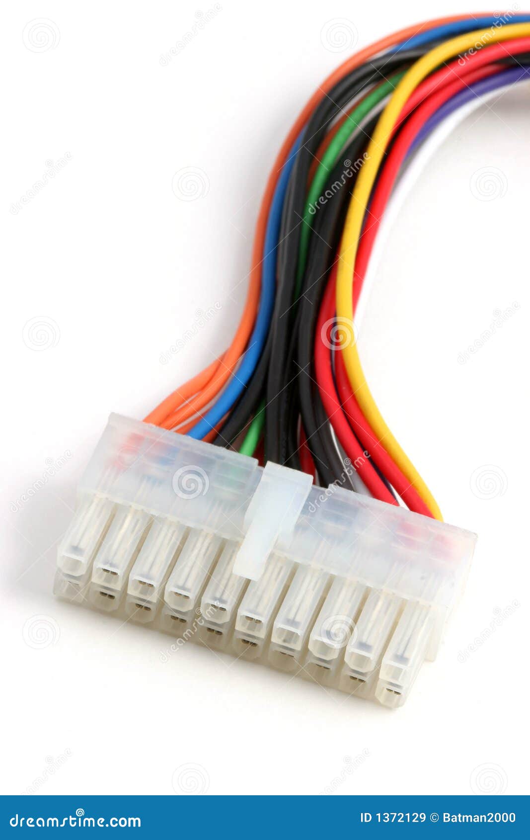 Computer power vertical stock image. Image of cables, computer - 1372129
