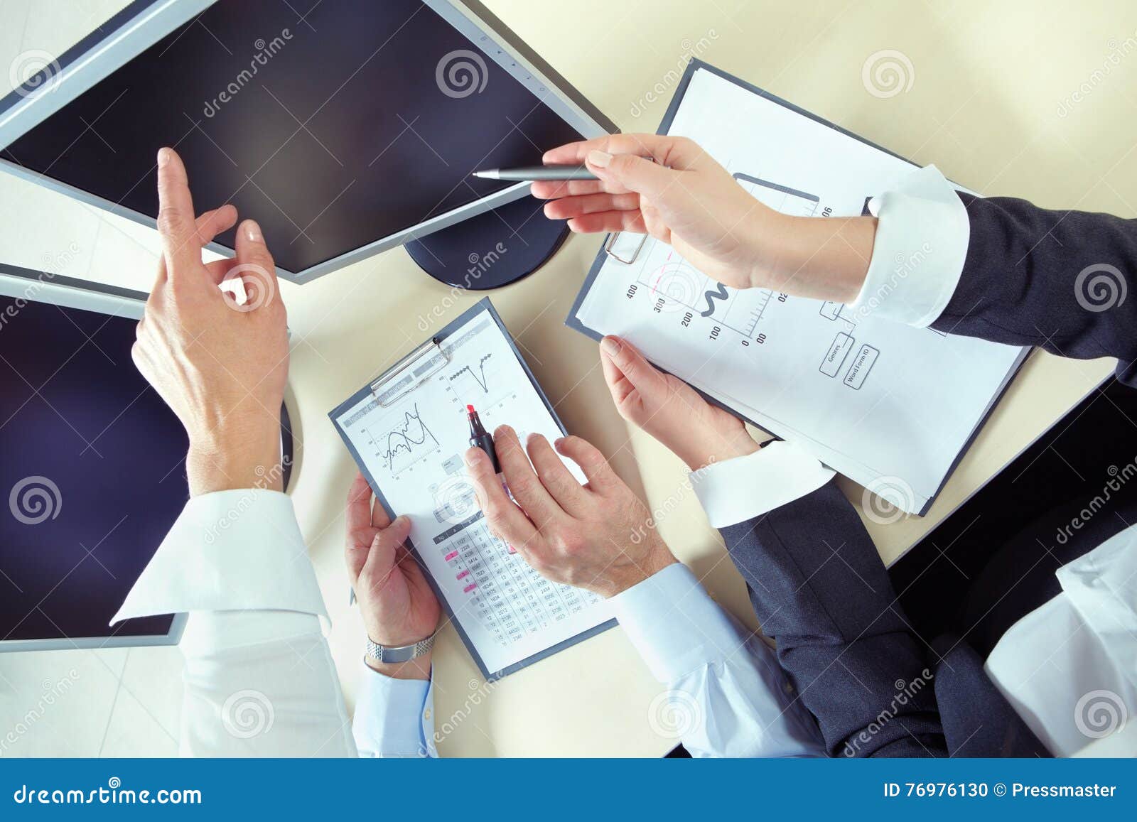 Computer presentation stock photo. Image of colleague - 76976130