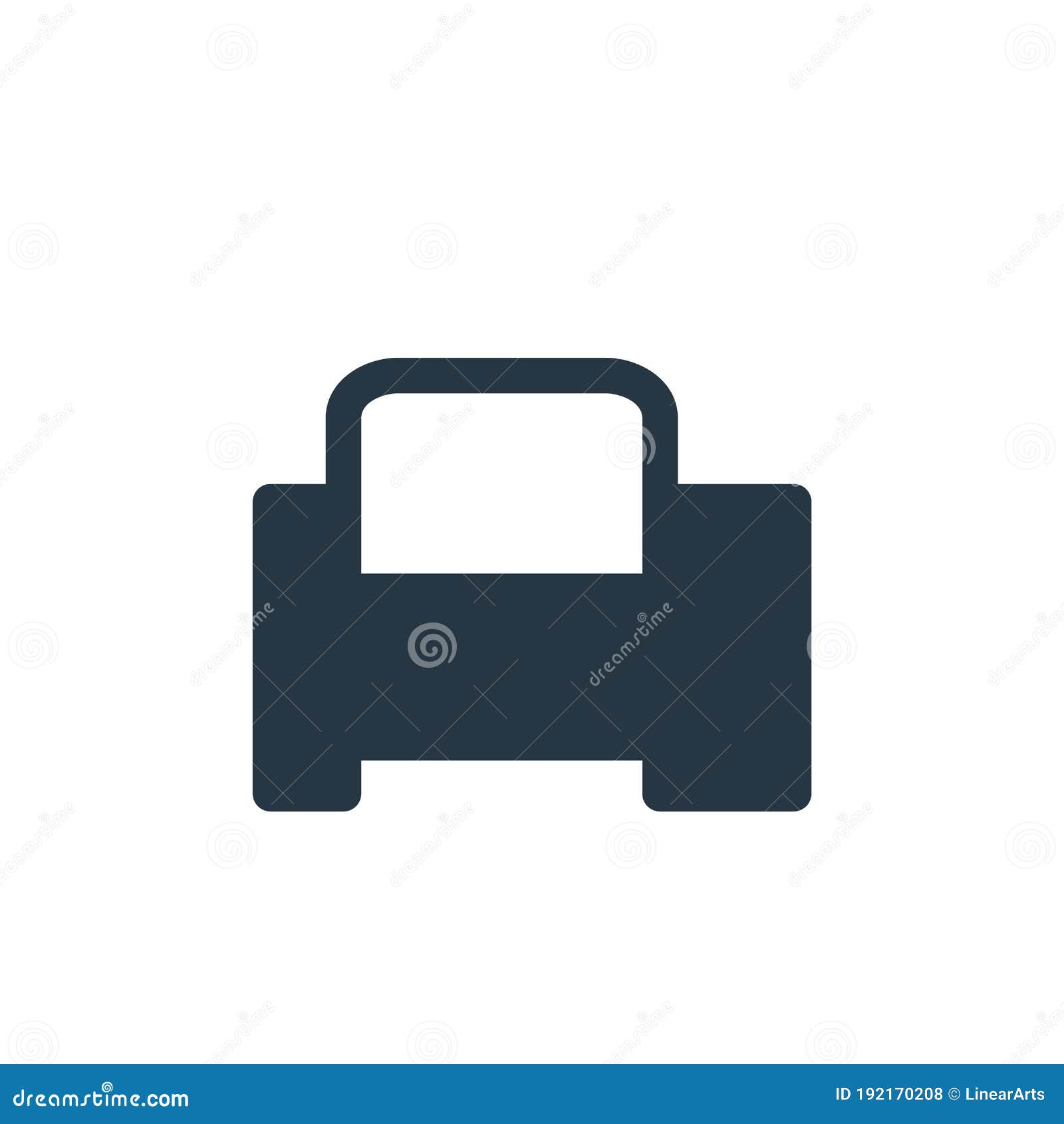 Computer Printer Icon Vector from Printer and Fax Concept. Thin Line ...