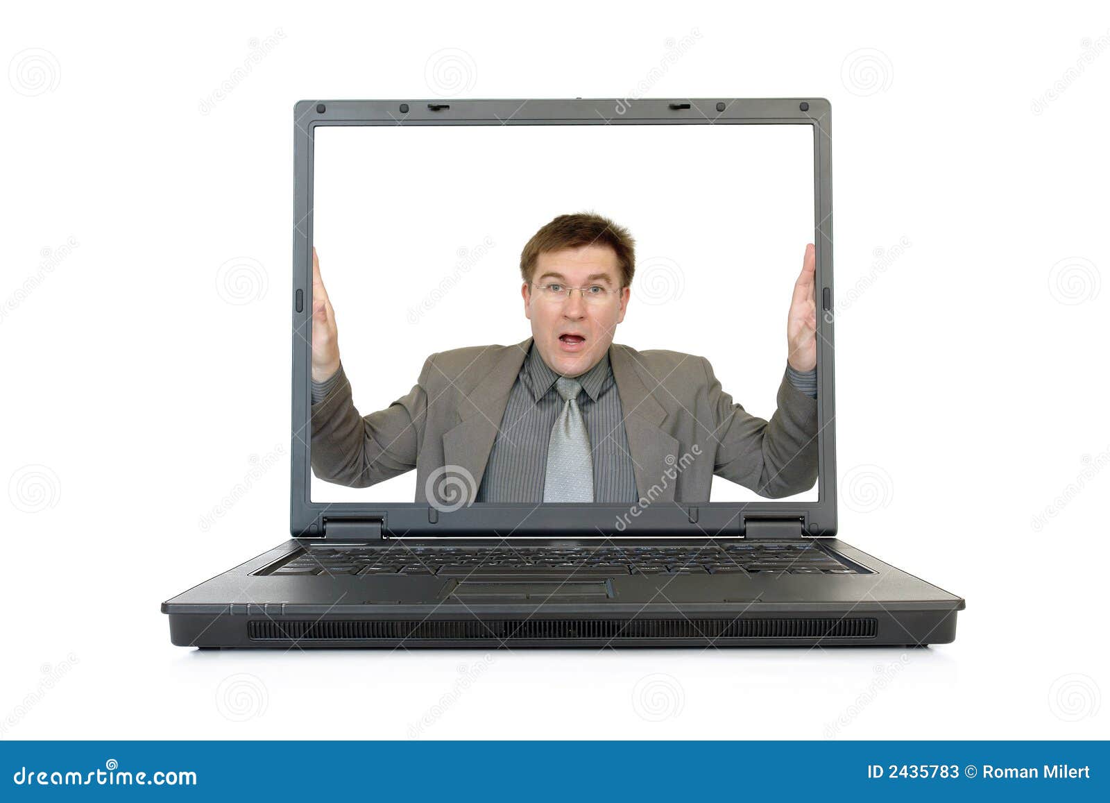 Computer prisoner stock image. Image of suit, conceptual - 2435783