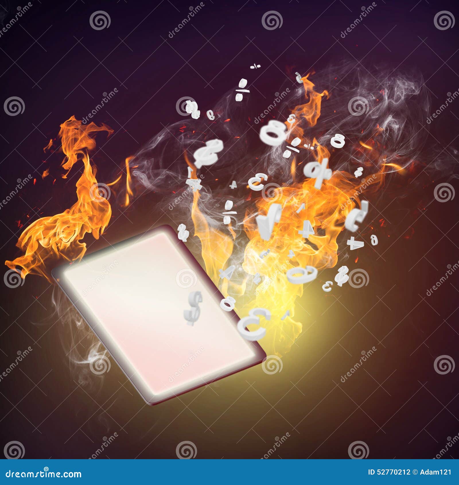 Computer problem stock photo. Image of artistic, design - 52770212