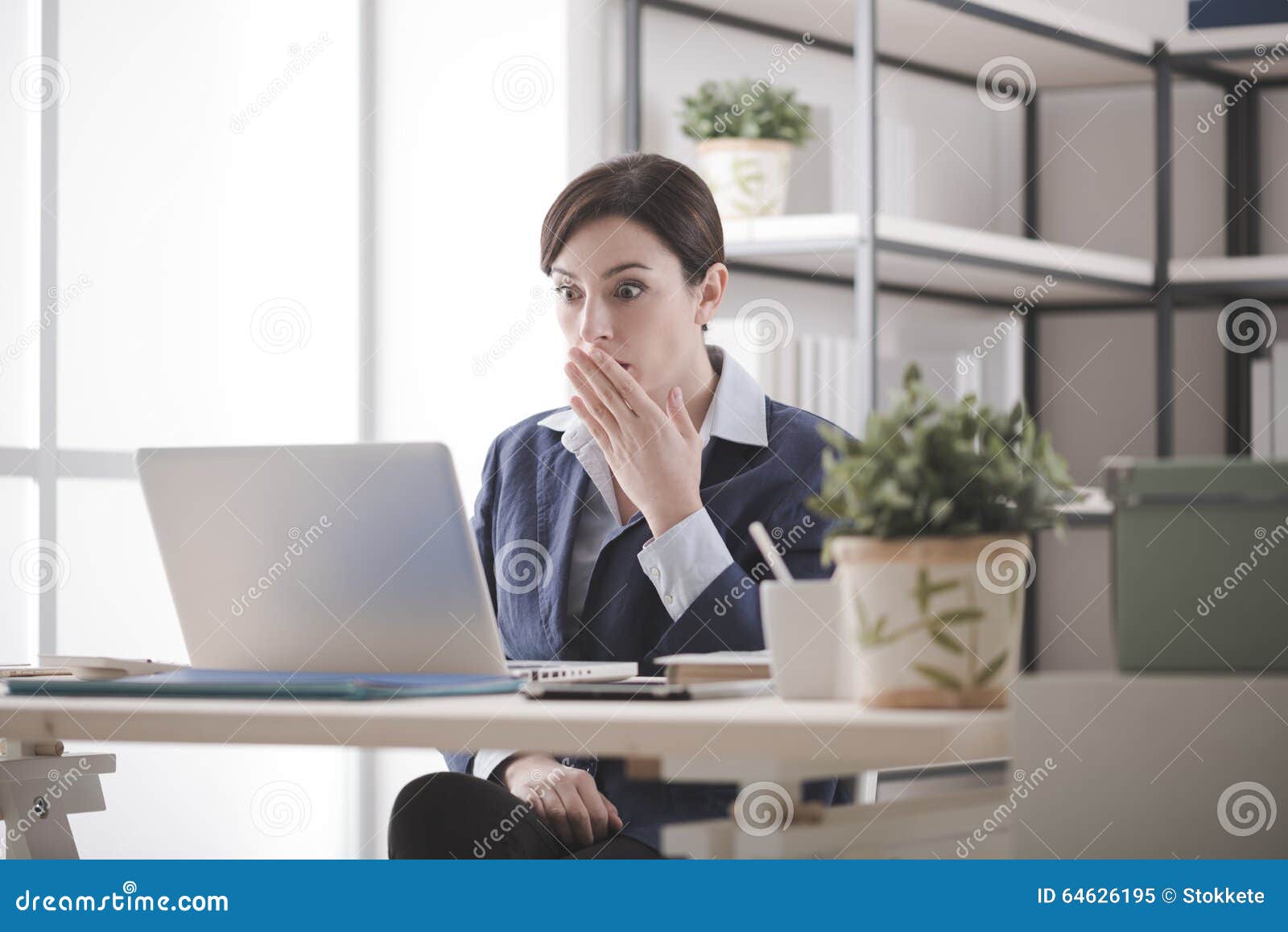 Computer problem stock image. Image of error, panic, office - 64626195