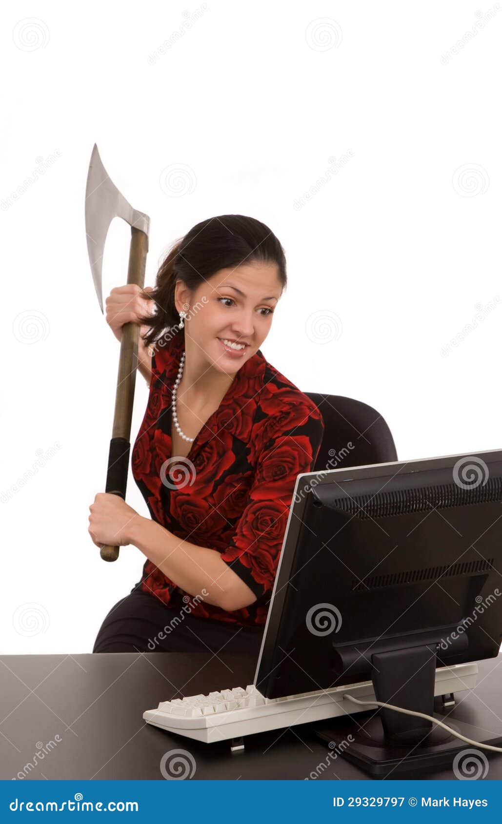 Computer Problems stock image. Image of computer, stress - 29329797