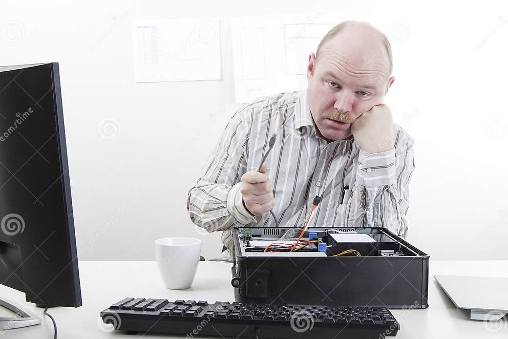 Computer Problems stock photo. Image of failure, demolishing - 30667864