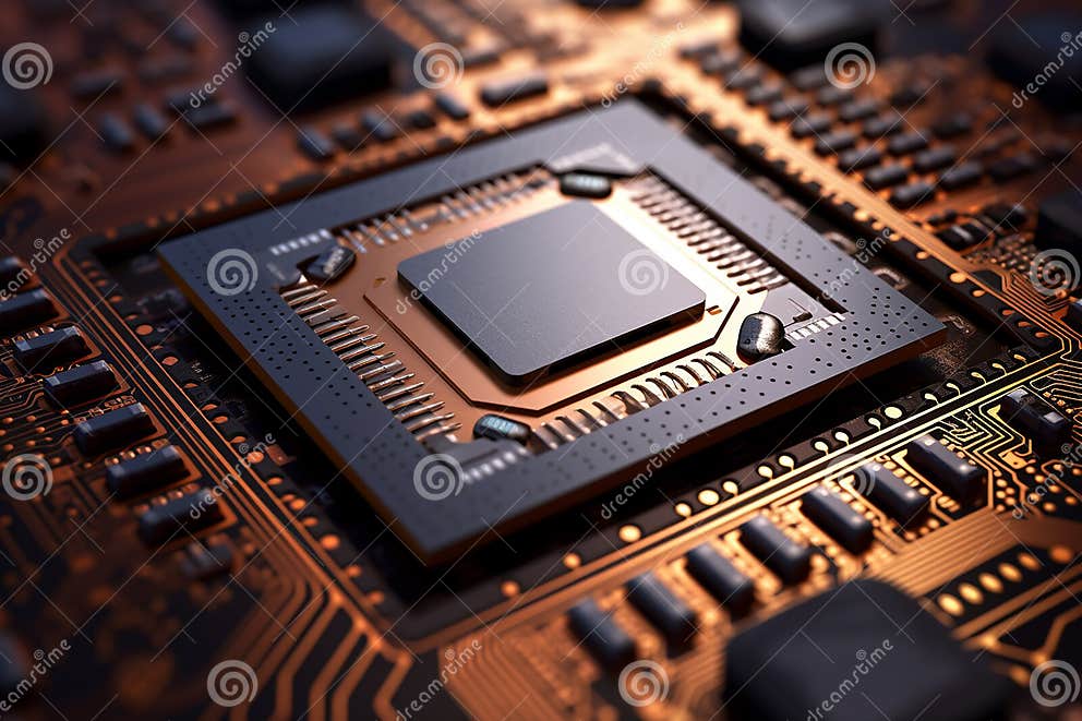 Computer Processor Central Processing Unit with Integrated Microchip on System Large Data ...