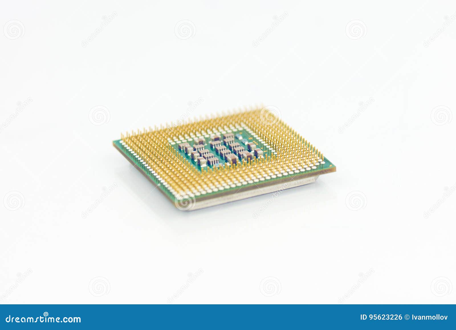 Computer Processor Chip stock photo. Image of core, central - 95623226