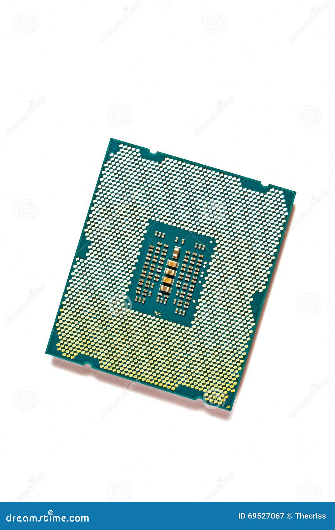 Computer processor closeup stock image. Image of electrical - 69527067