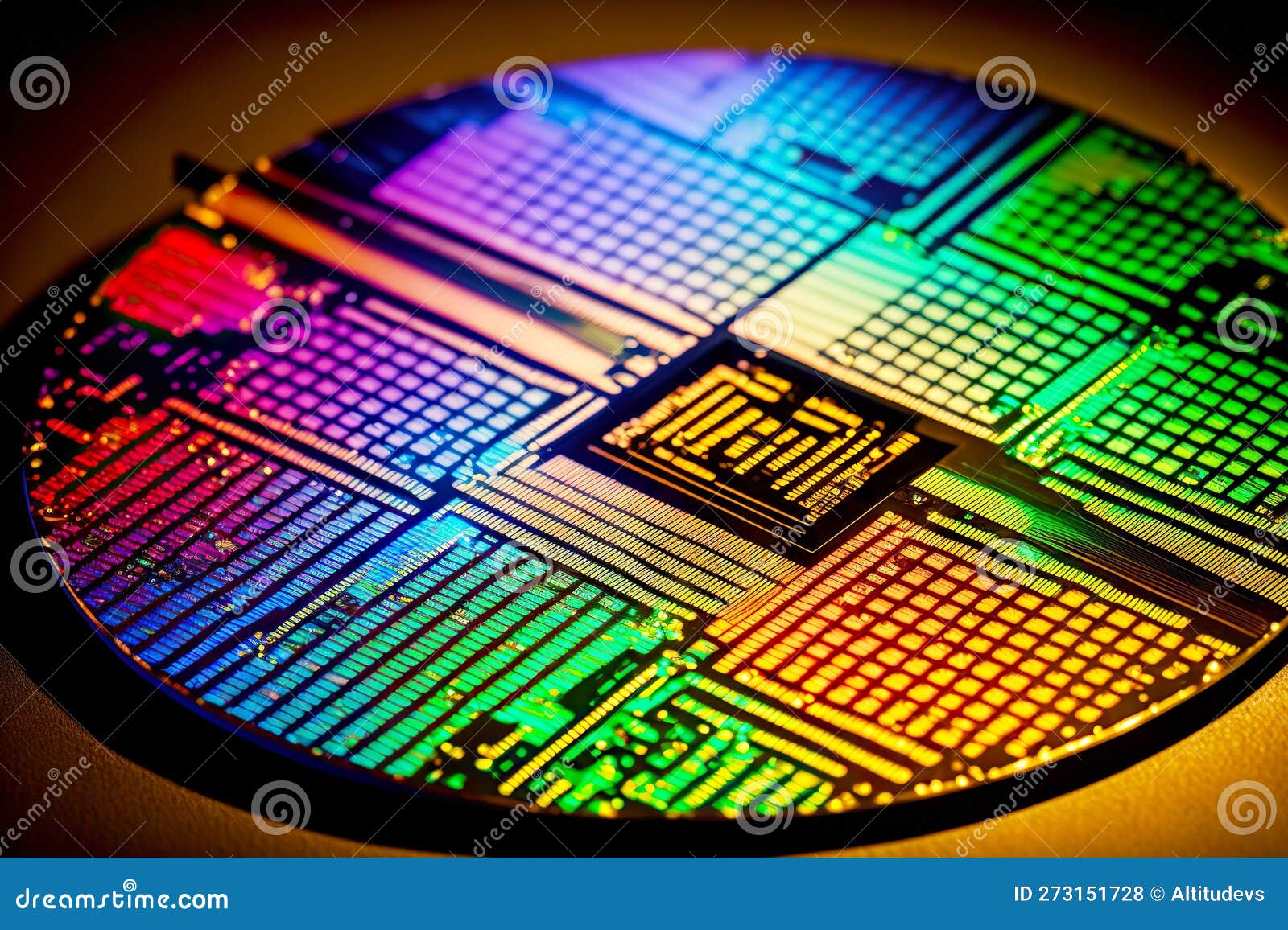 Computer Processor Development of High Technology Wafer Semiconductor ...