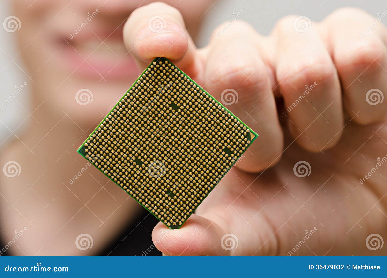 Computer processor stock photo. Image of connectors, holding - 36479032