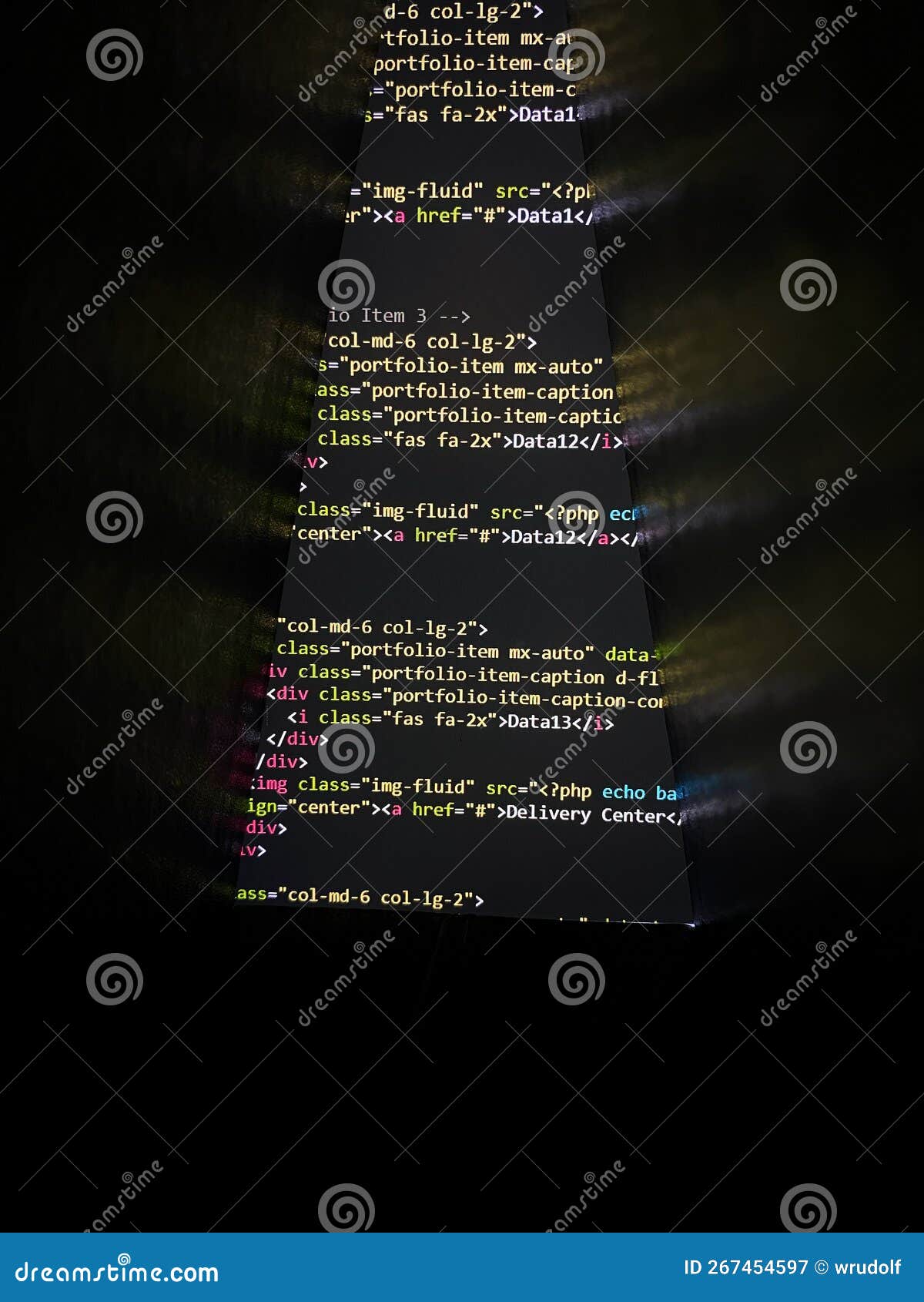 A Computer Program Code That Is Often Used Computer Language Source Code Stock Image Image Of