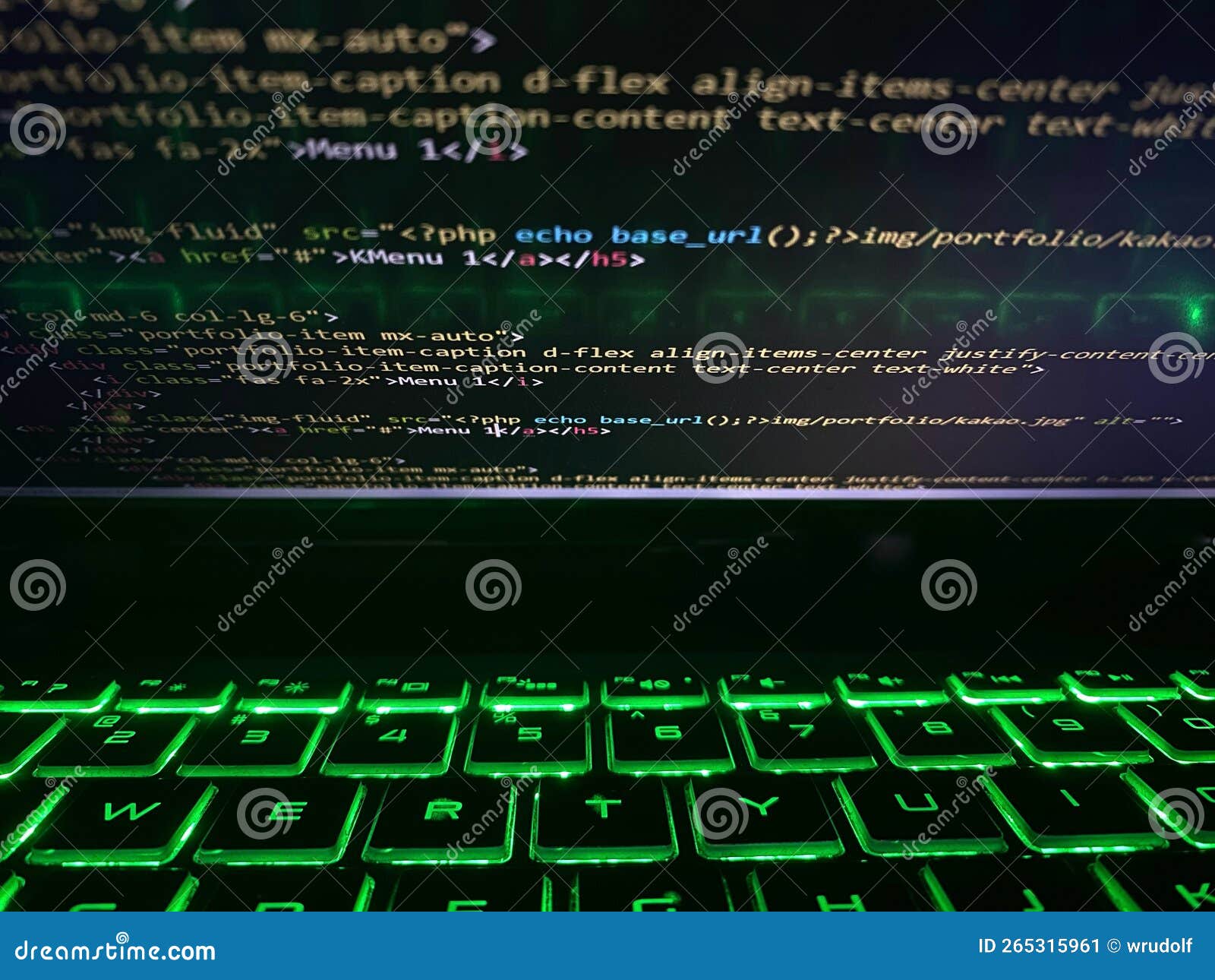 A Computer Program Code That Is Often Used Computer Language Source Code In The Laptop With 3495