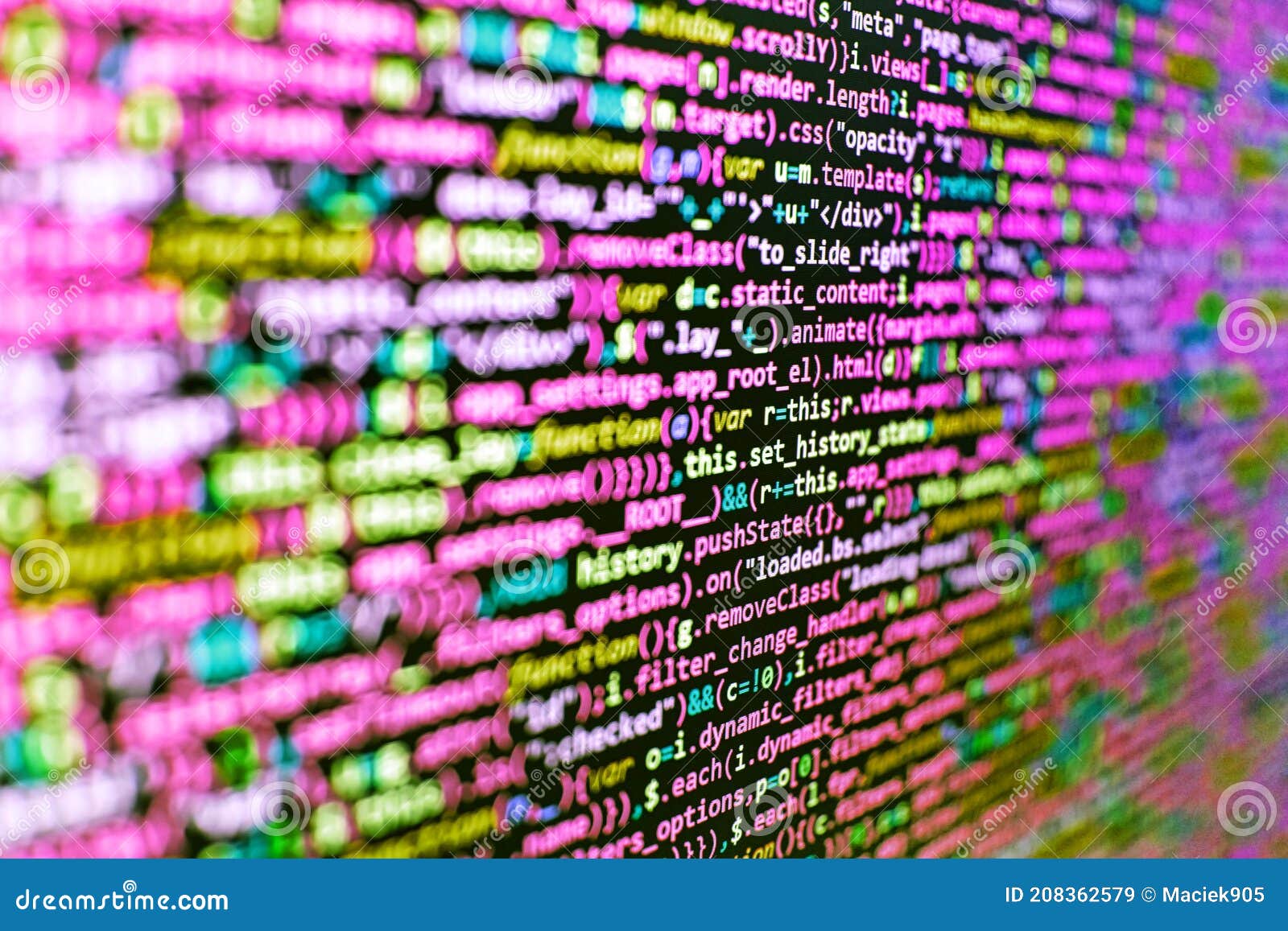 Computer Program Preview Programing Workflow Abstract Algorithm Concept Lines Of Code Of A
