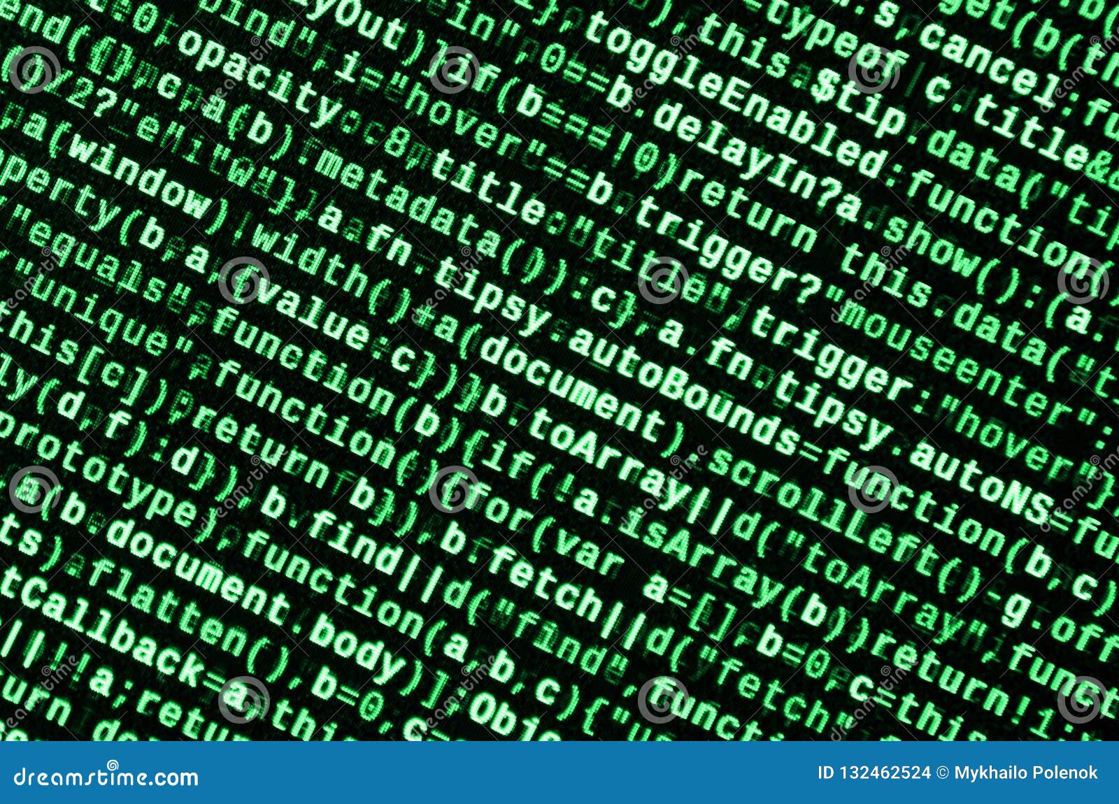 Computer Program Preview. Programming Code Typing Stock Photo - Image of developer, screen ...