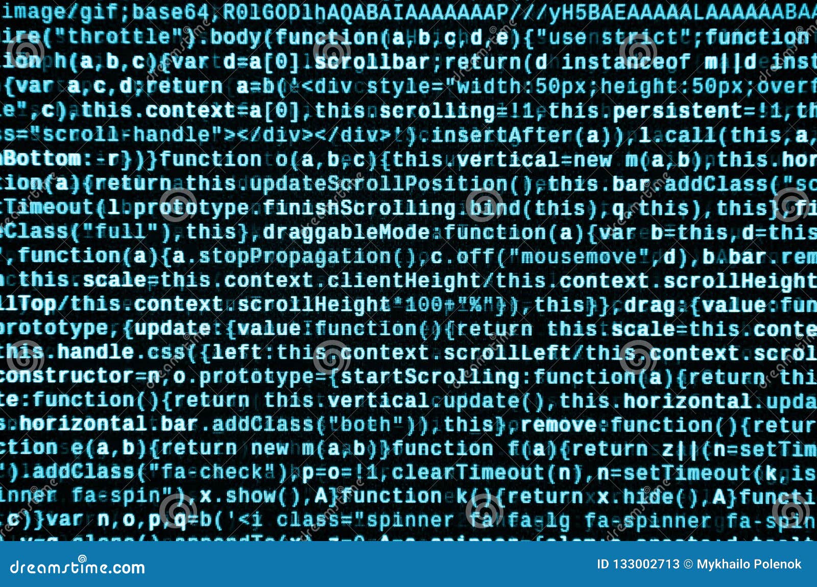 Computer Program Preview. Programming Code Typing Stock Illustration - Illustration of data ...