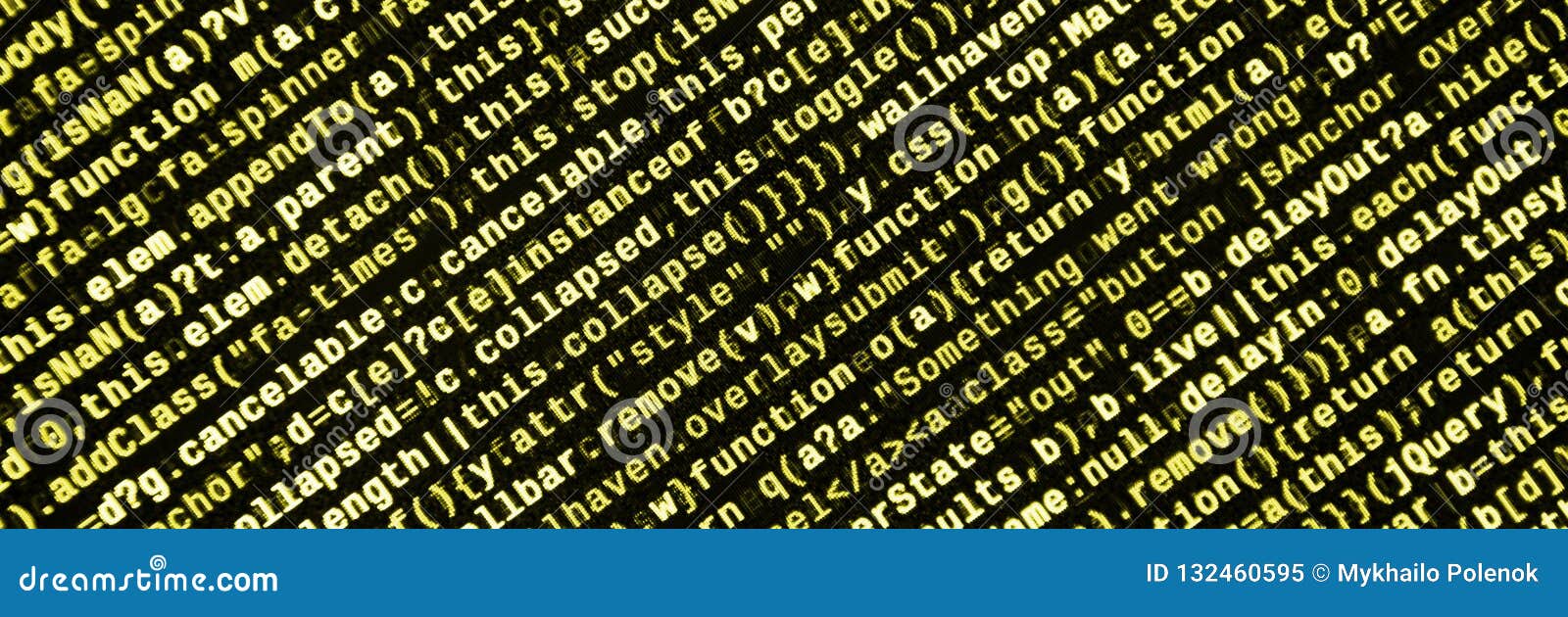 Computer Program Preview. Programming Code Typing Stock Image - Image of abstract, coding: 132460595