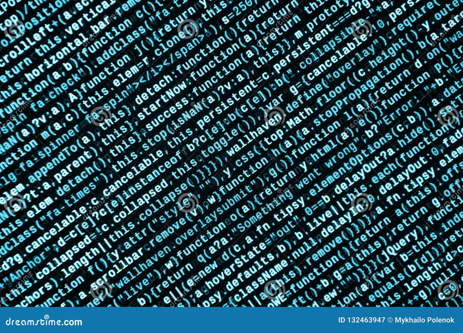 Computer Program Preview Programming Code Typing Stock Image Image Of Data Abstract 132463947