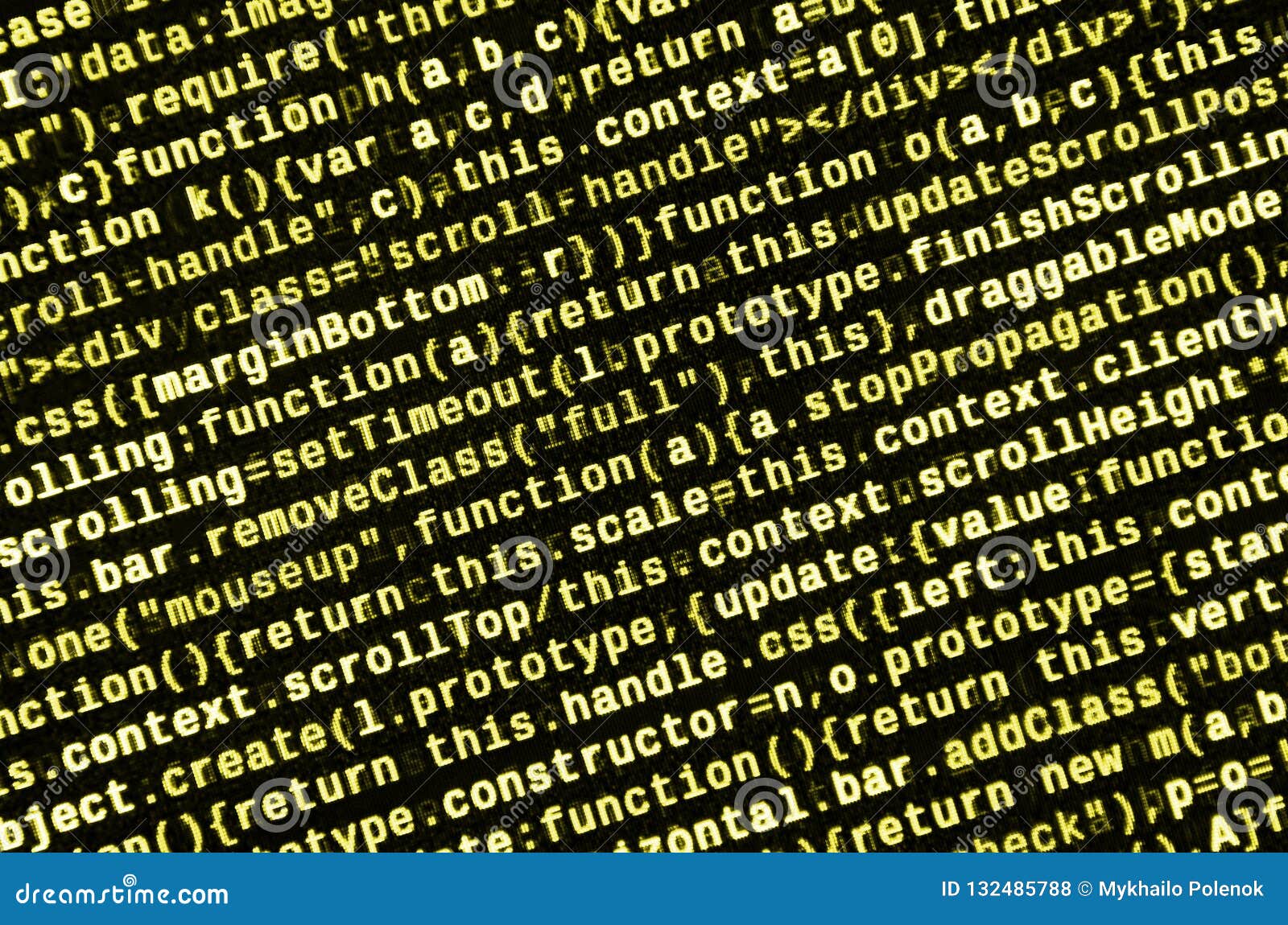 Computer Program Preview. Programming Code Typing Stock Illustration - Illustration of ...