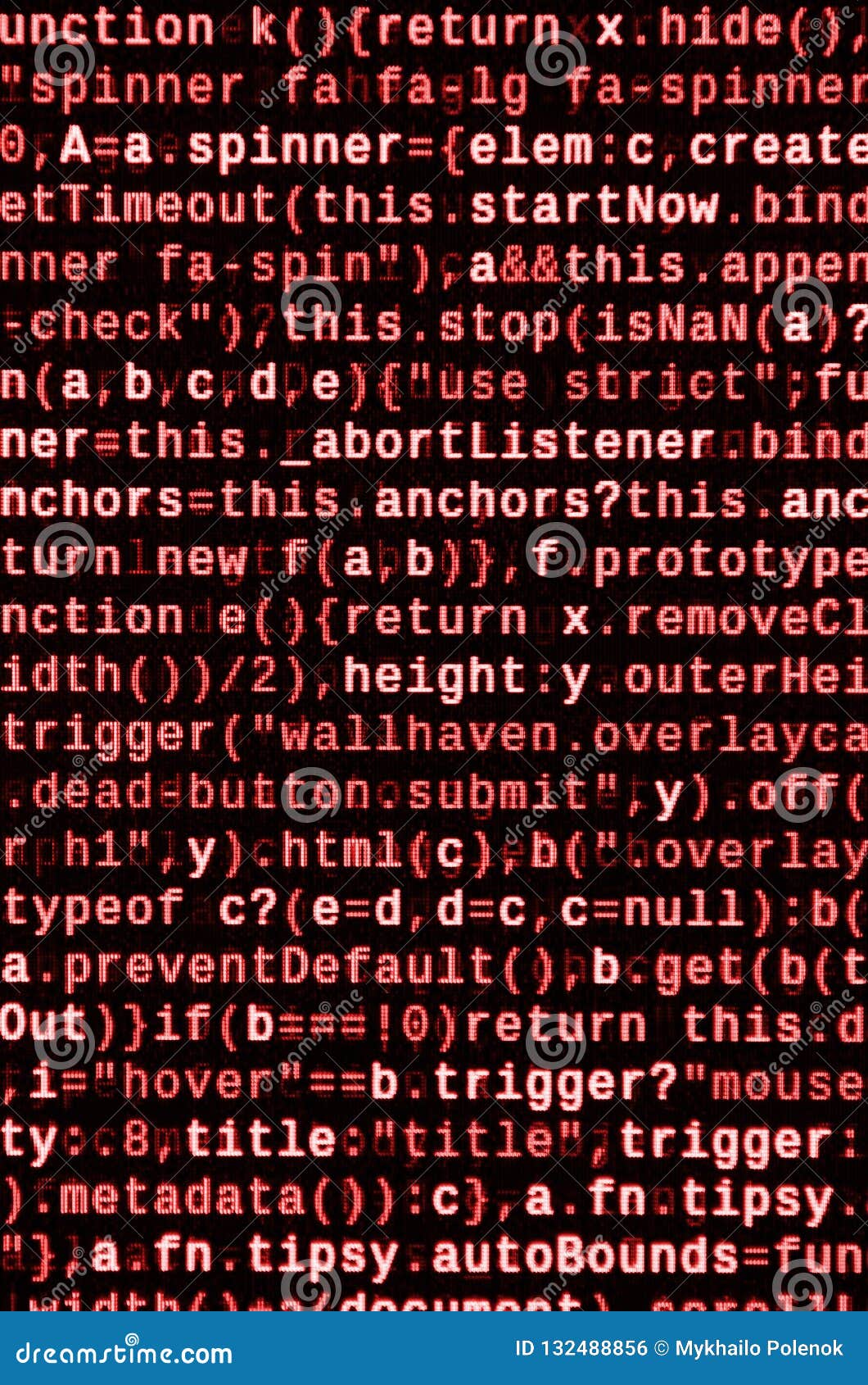 Computer Program Preview. Programming Code Typing Stock Illustration - Illustration of coding ...