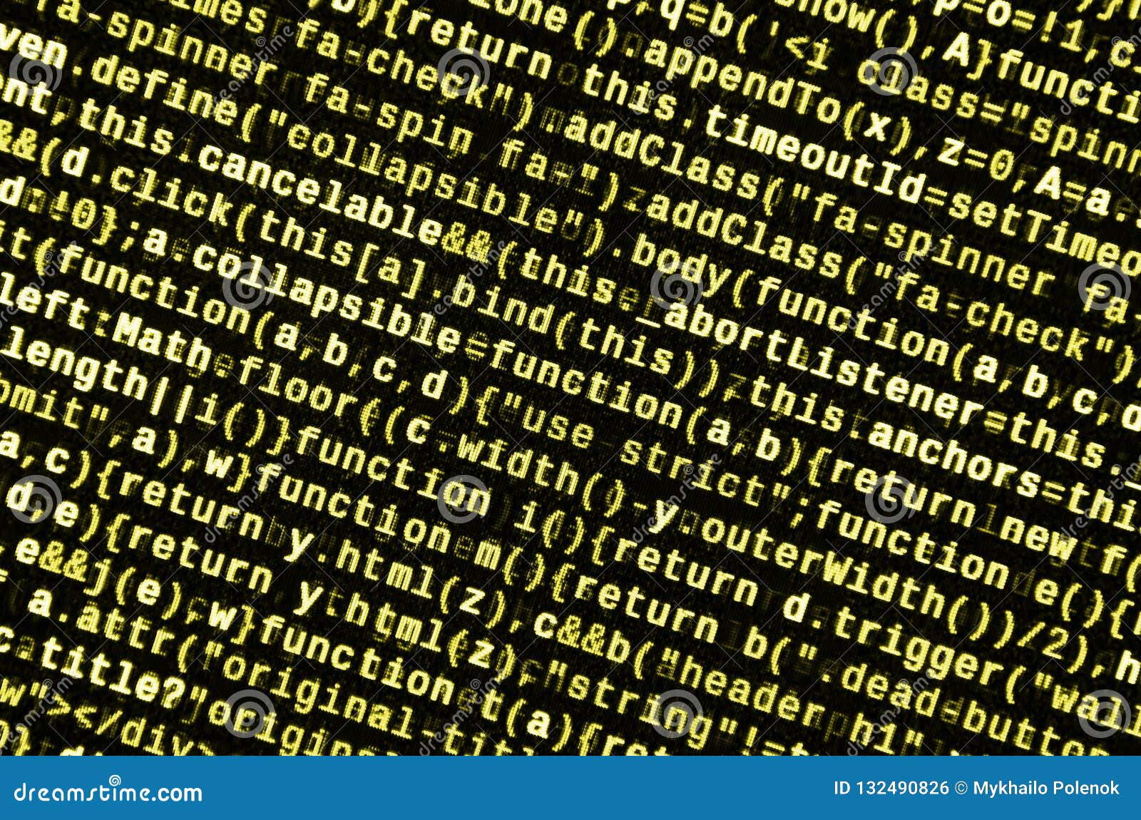 Computer Program Preview Programming Code Typing Stock Illustration Illustration Of Binary