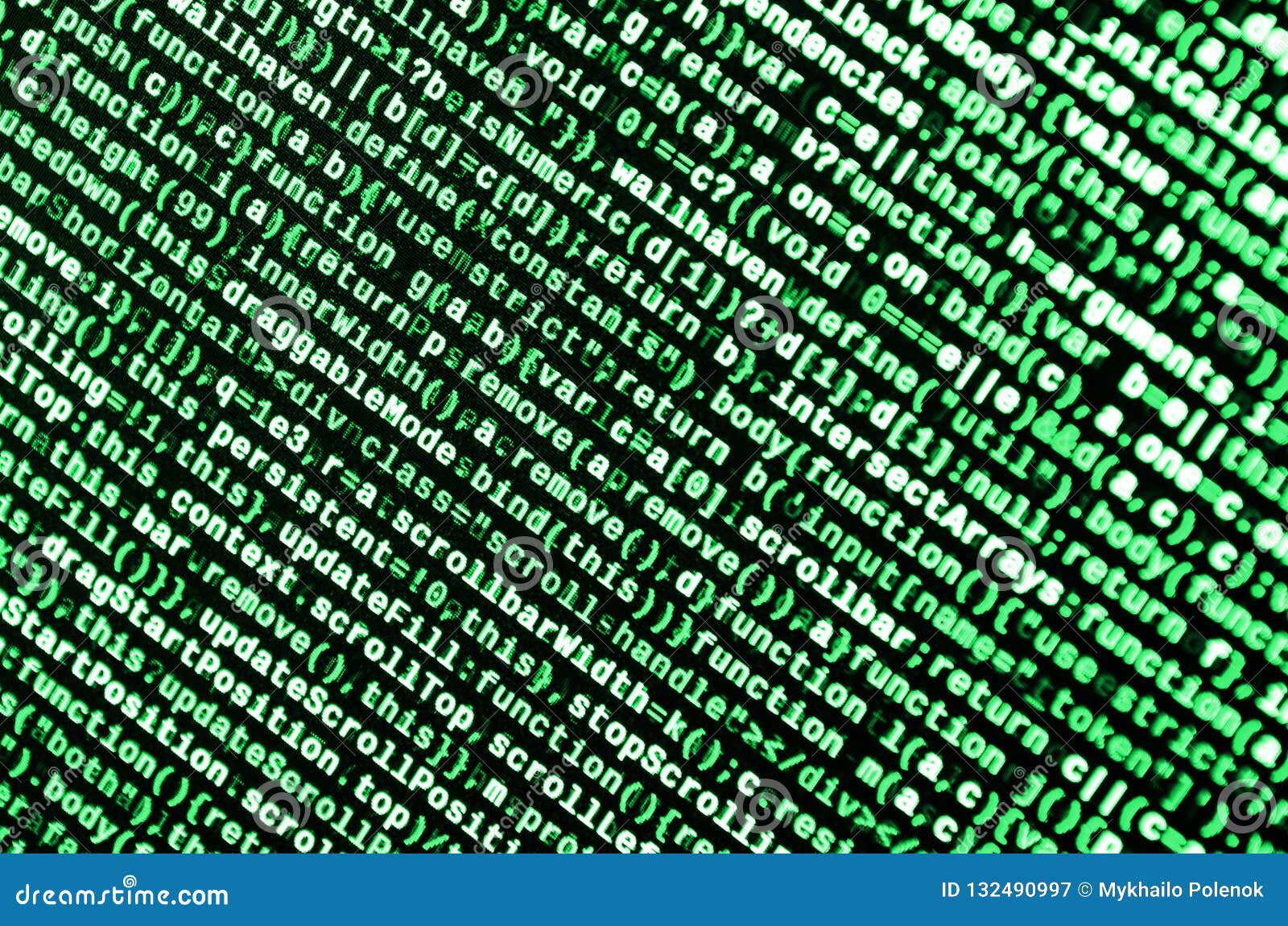 Computer Program Preview. Programming Code Typing Stock Illustration ...