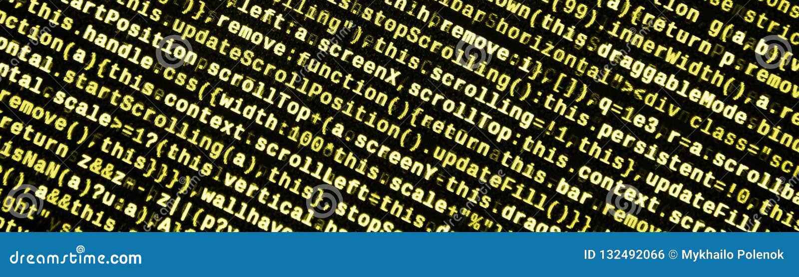 Computer Program Preview. Programming Code Typing Stock Illustration ...