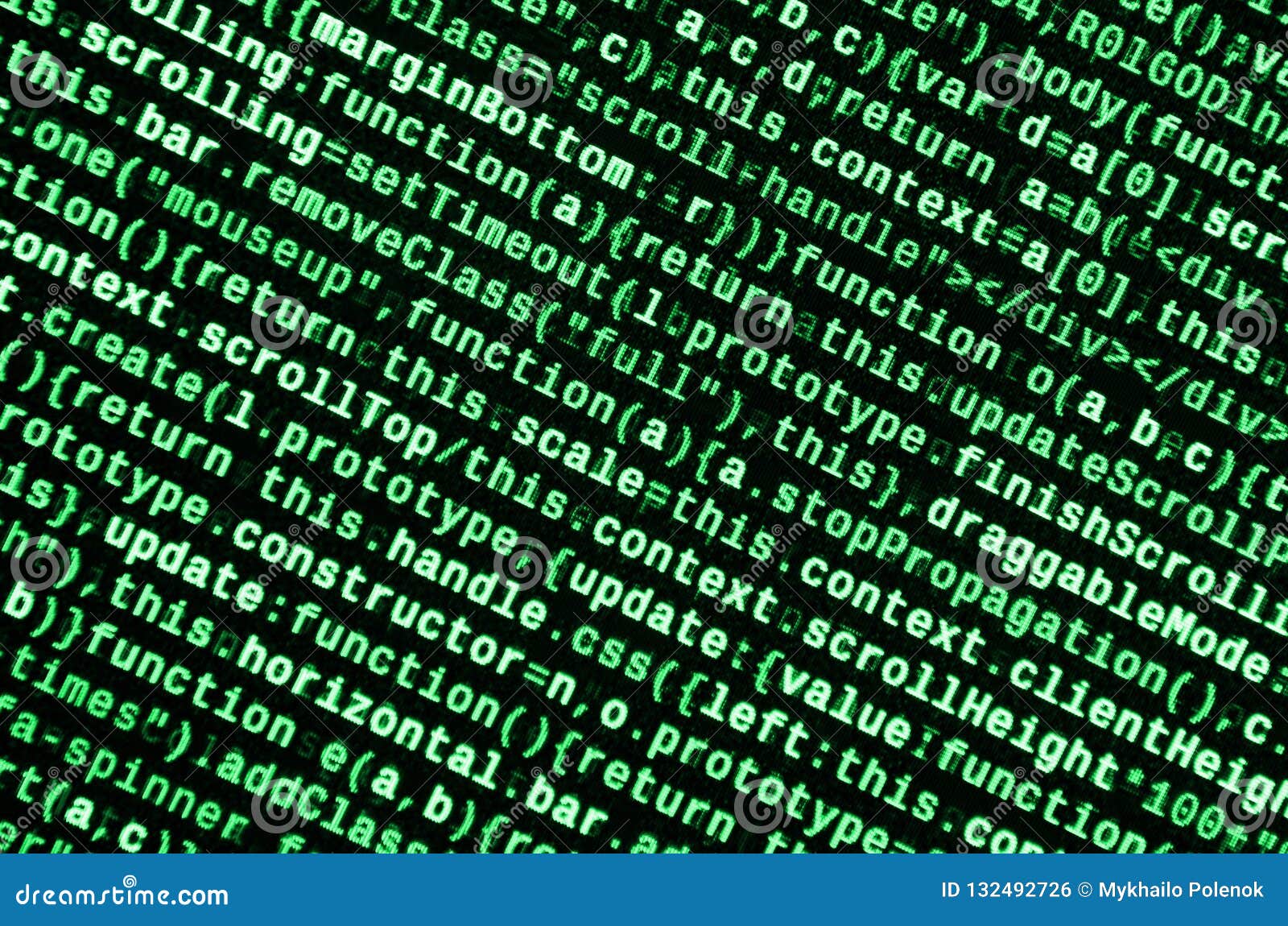 Computer Program Preview. Programming Code Typing Stock Illustration - Illustration of code ...