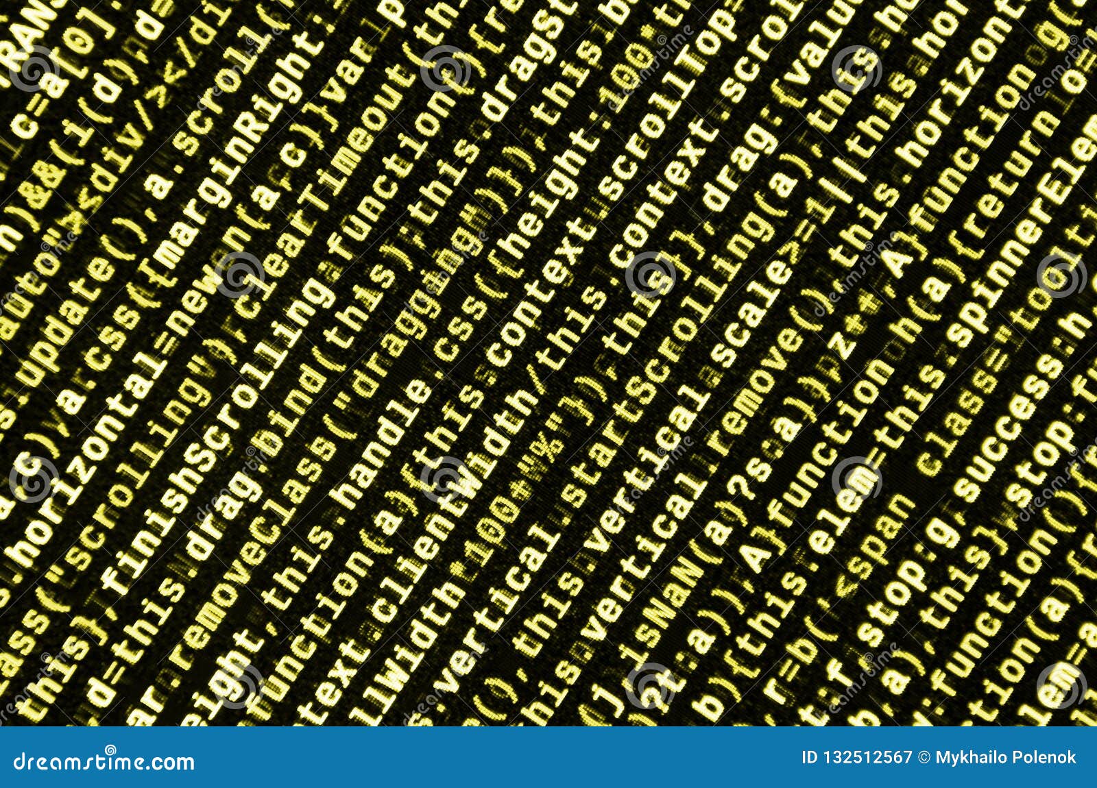 Computer Program Preview. Programming Code Typing Stock Image - Image of programming, data ...