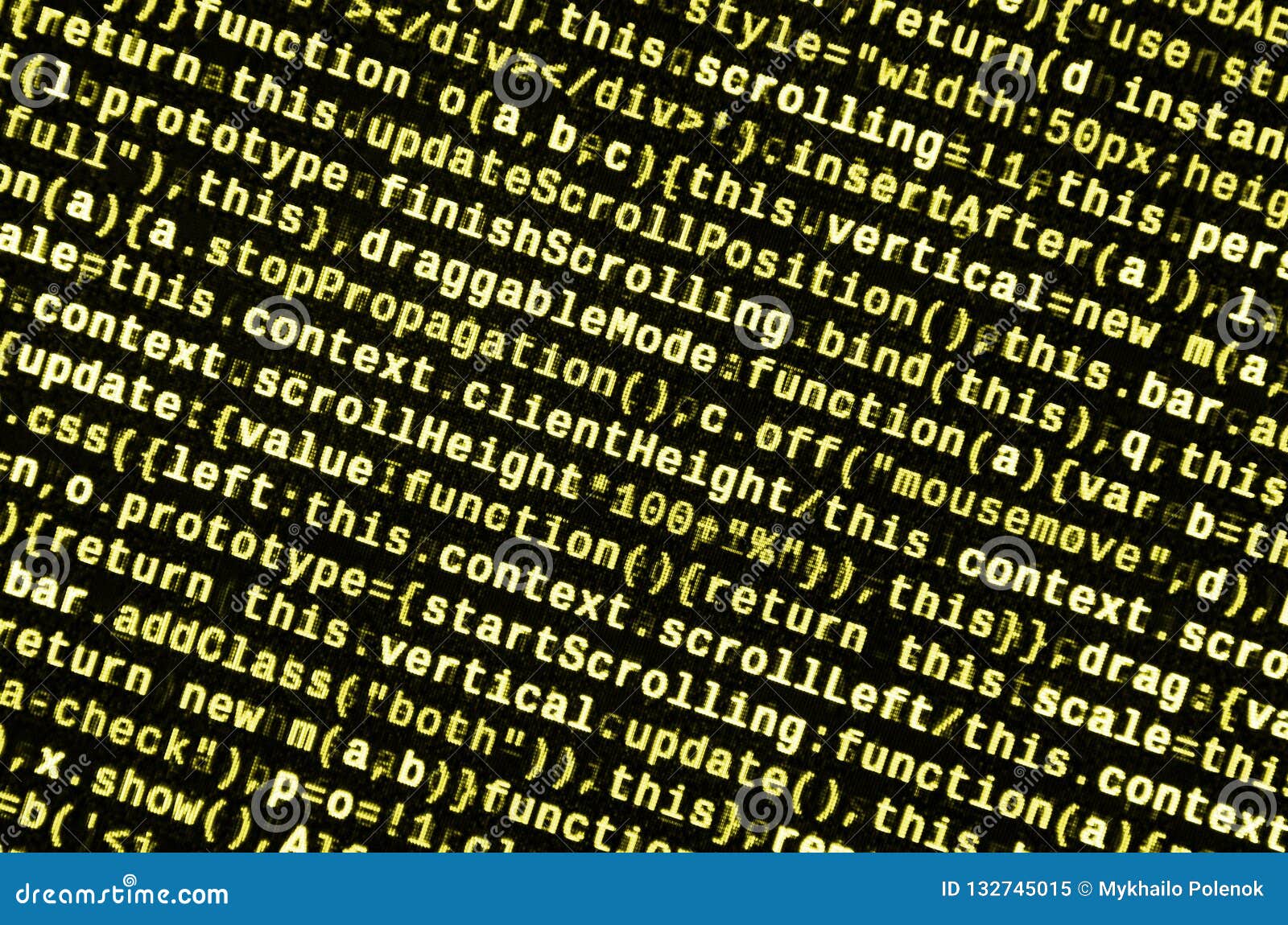 Computer Program Preview Programming Code Typing Stock Image Image Of Language Abstract