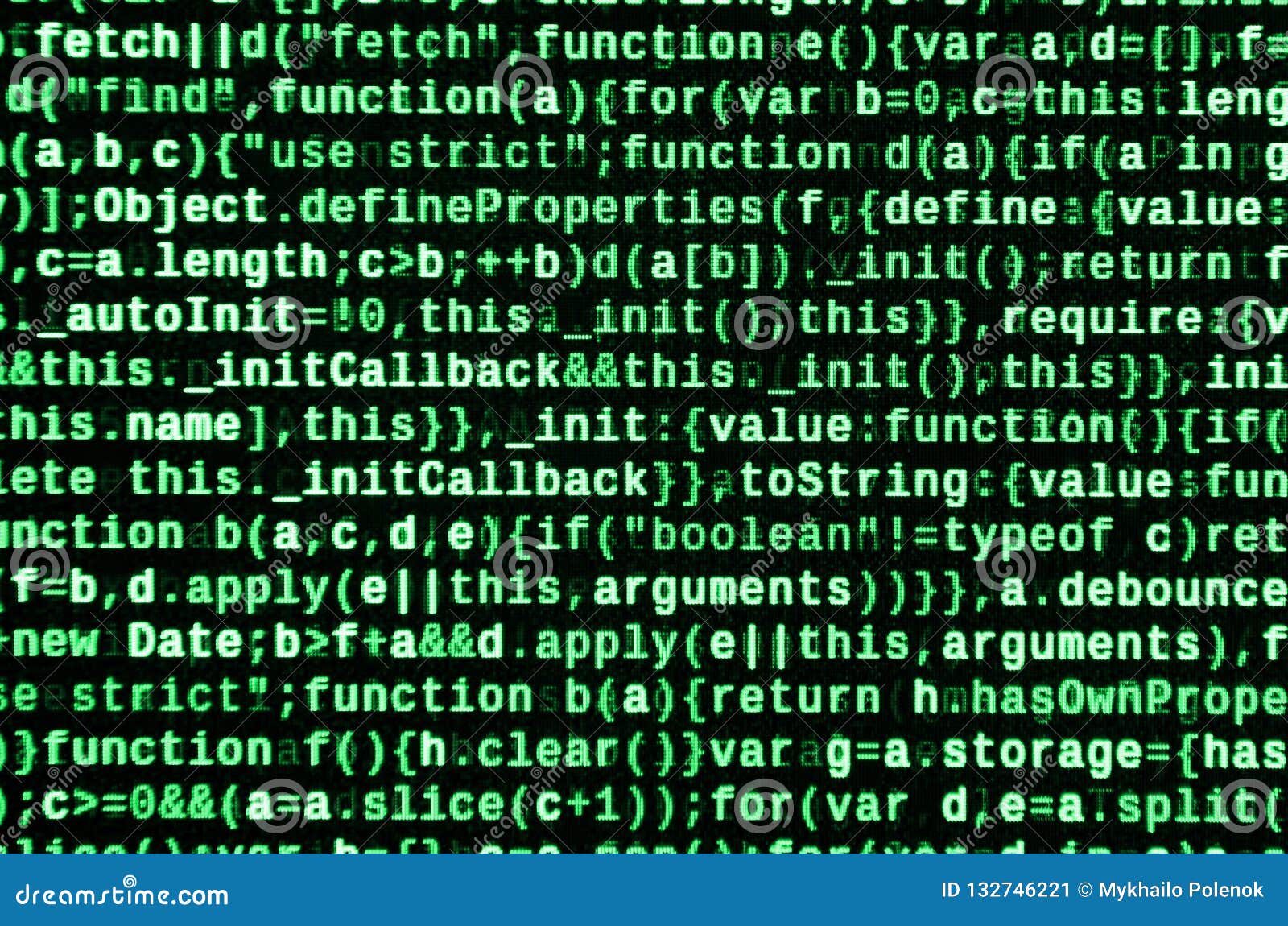 Computer Program Preview. Programming Code Typing Stock Image - Image of website, javascript ...