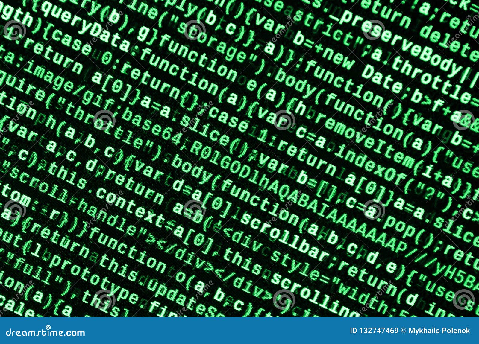 Computer Program Preview Programming Code Typing Stock Image Image Of Html Application