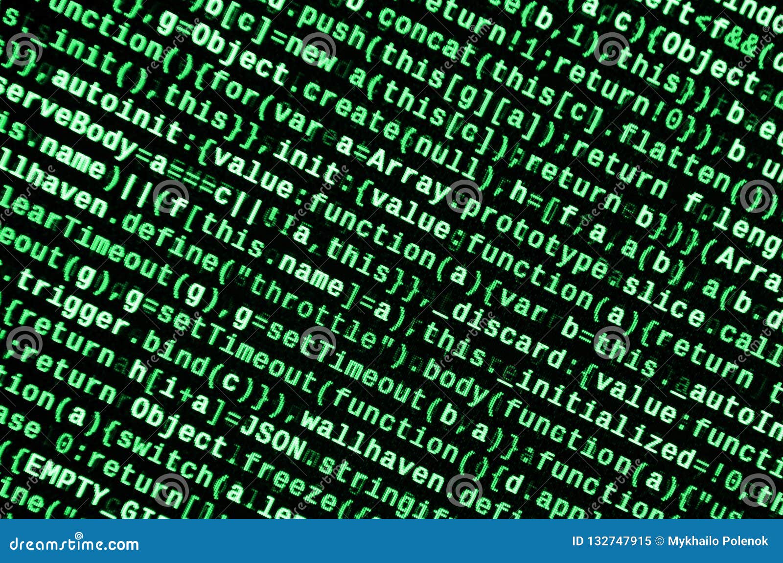 Computer Program Preview. Programming Code Typing Stock Image - Image of html, development ...