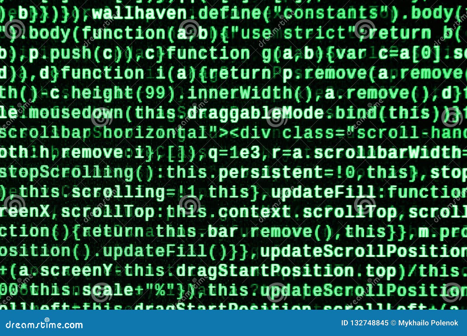 Computer Program Preview Programming Code Typing Stock Image Image Of Programmer Website
