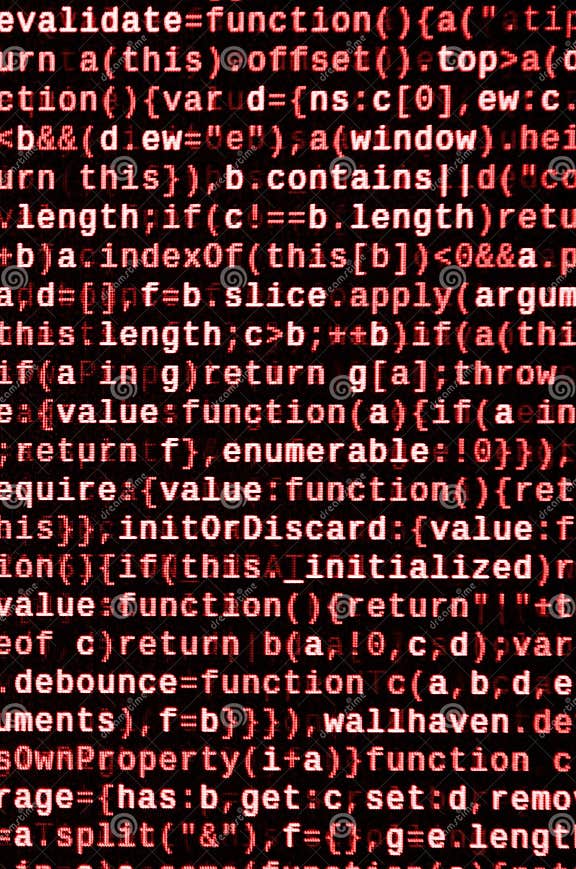Computer Program Preview. Programming Code Typing Stock Photo - Image of data, background: 132751140